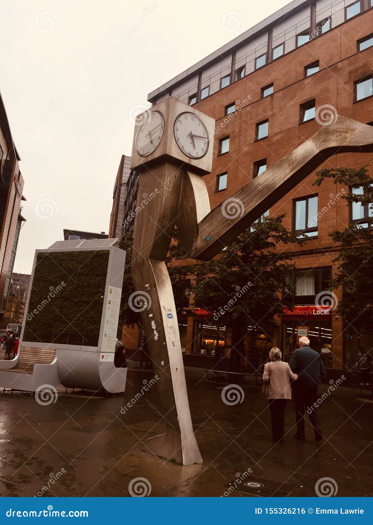 Clock editorial photo. Image of street, lense, clock - 155326216