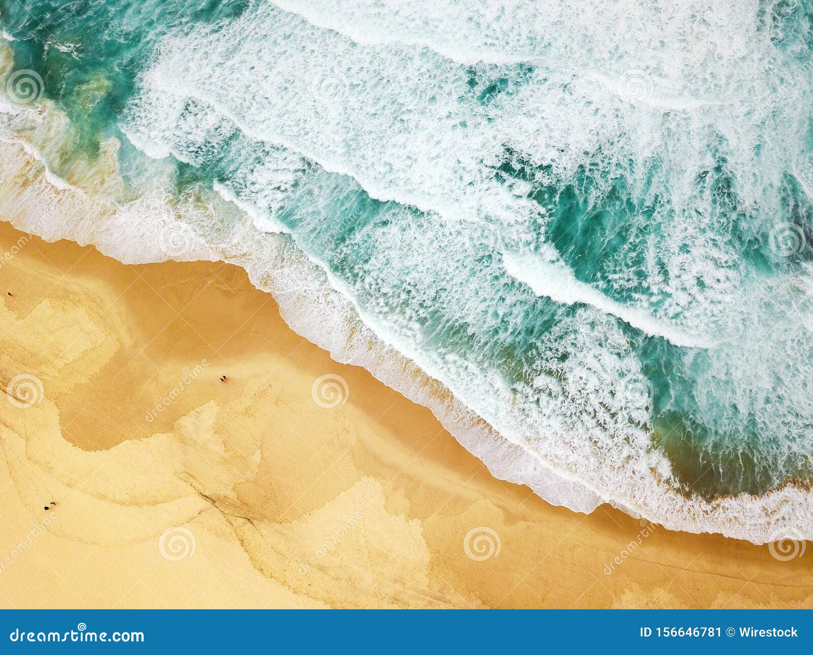 Wide Shot of an Ocean and Shore Stock Image - Image of sunlight, shore ...