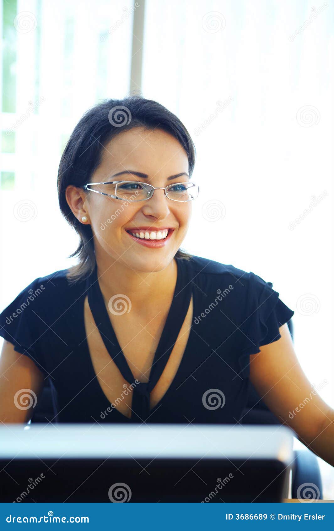 Wide smile stock image. Image of leadership, corporate - 3686689