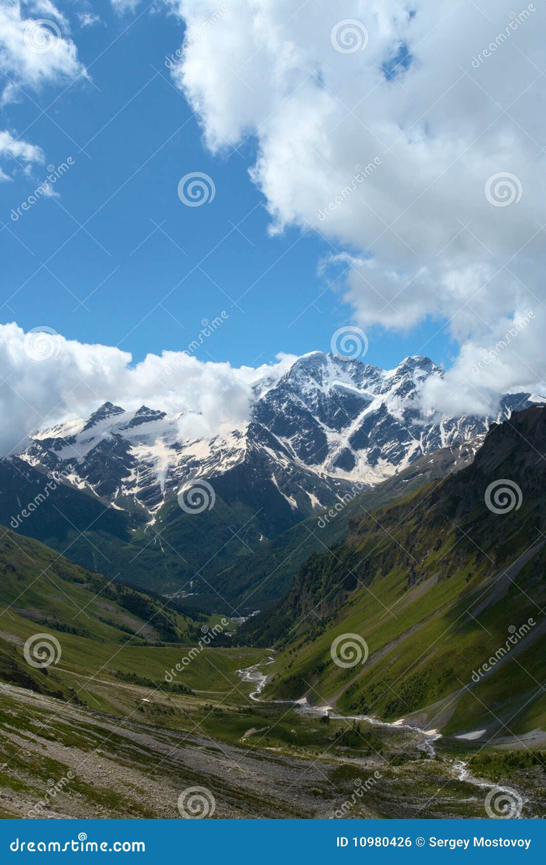 Wide valley stock photo. Image of color, landscape, peak - 10980426