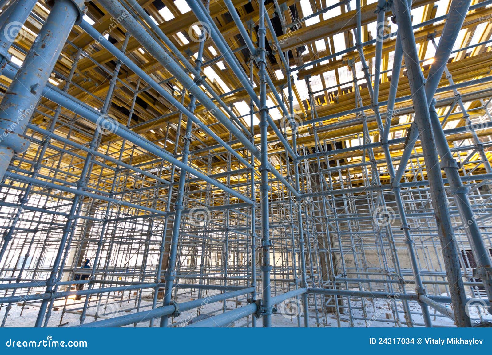 The Inside Of A Building In The Process Of Construction In Constancia ...