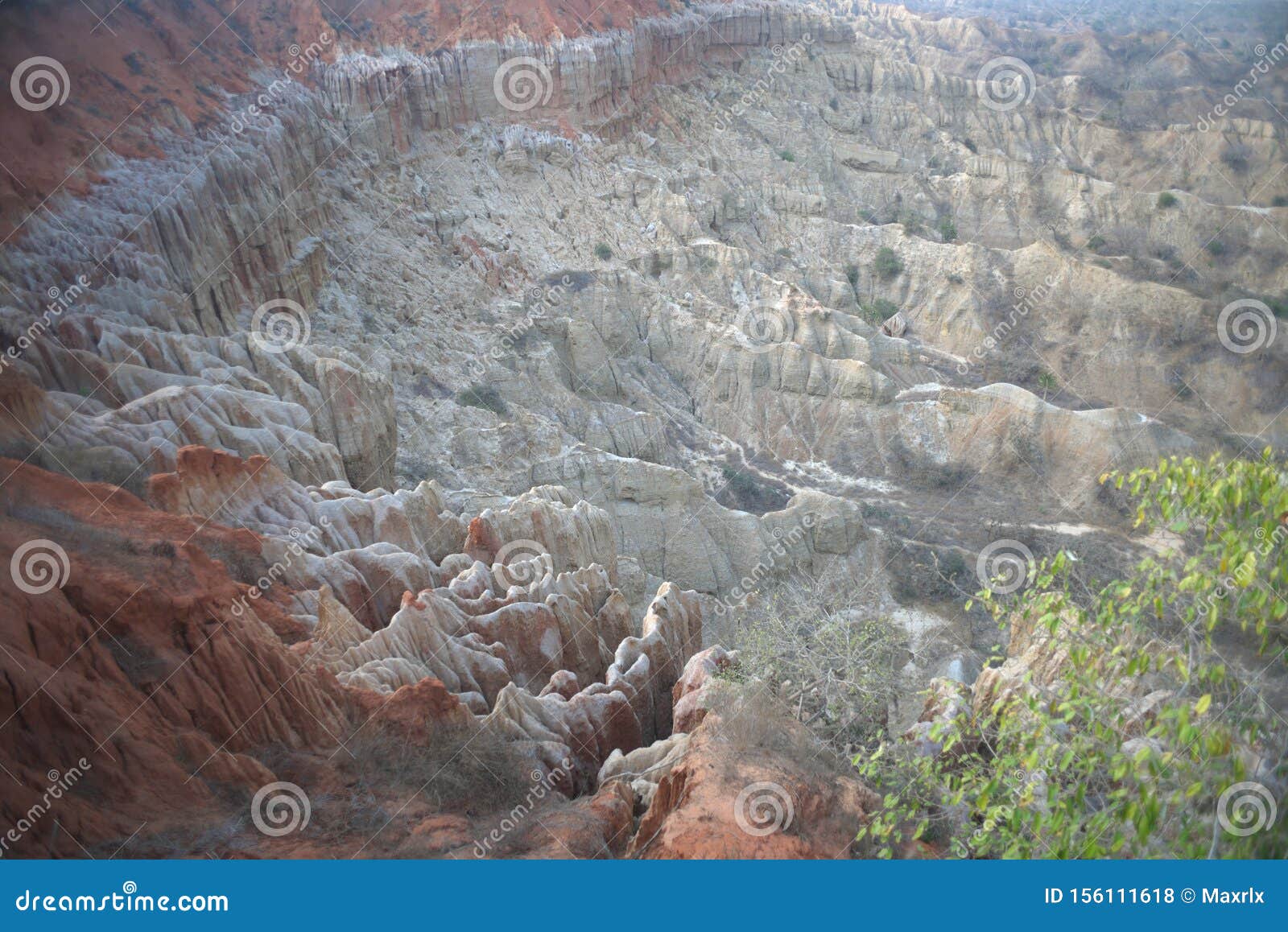 Wide View of Miradouro Da Lua Stock Photo - Image of formation ...