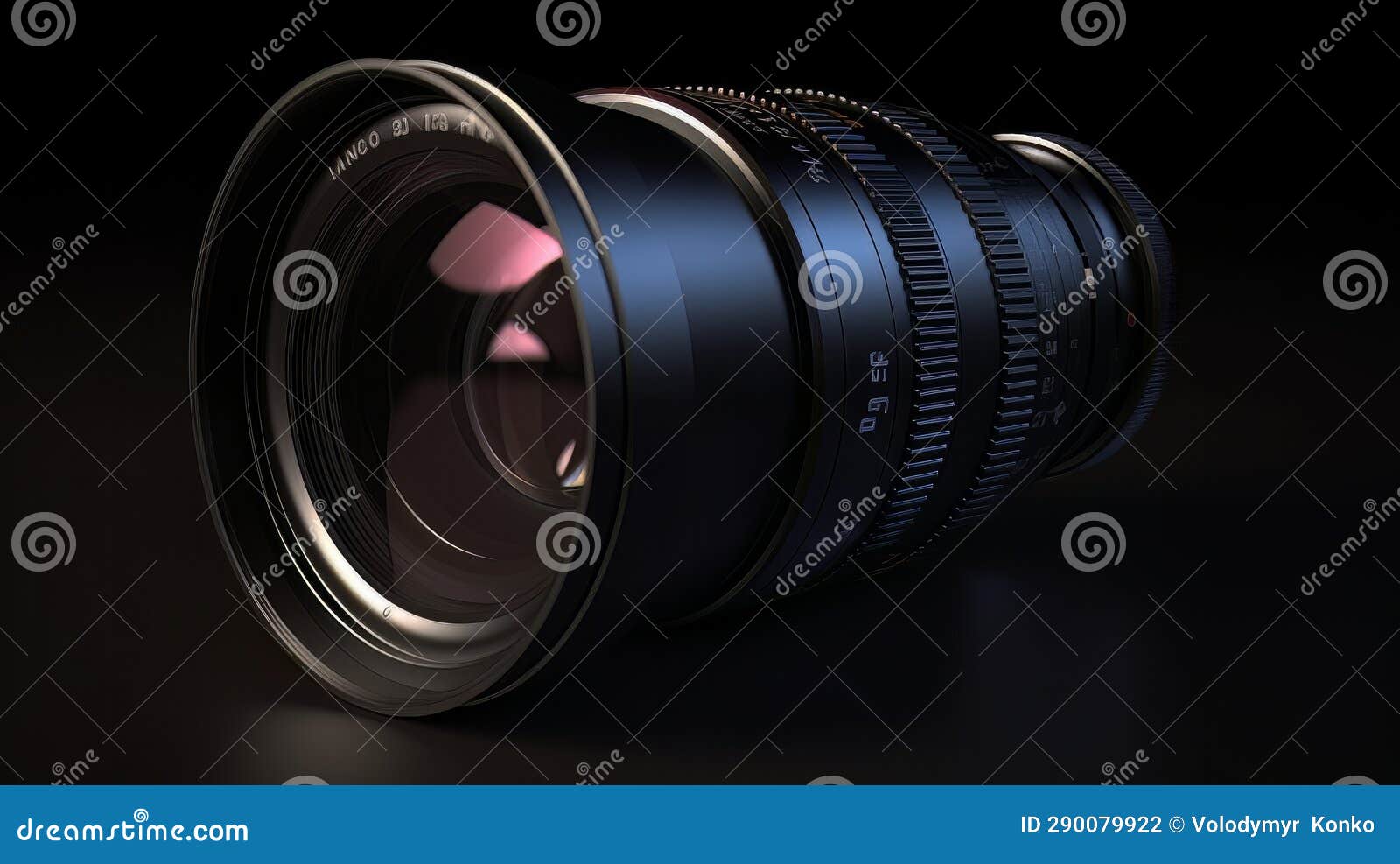 Wide Vintage Lens Aperture Mount. Generative Ai Stock Photo - Image of ...
