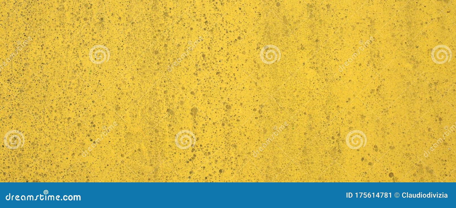 Wide Yellow Concrete Texture Background Stock Image - Image of blank ...