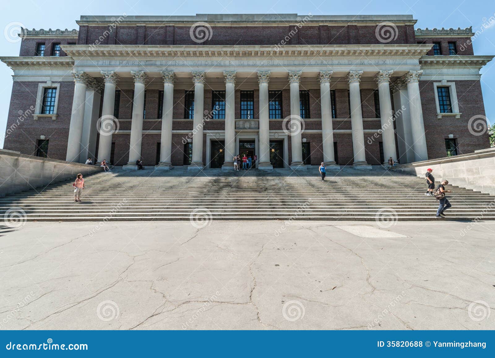 Widener Library of Harvard University Editorial Stock Photo - Image of ...