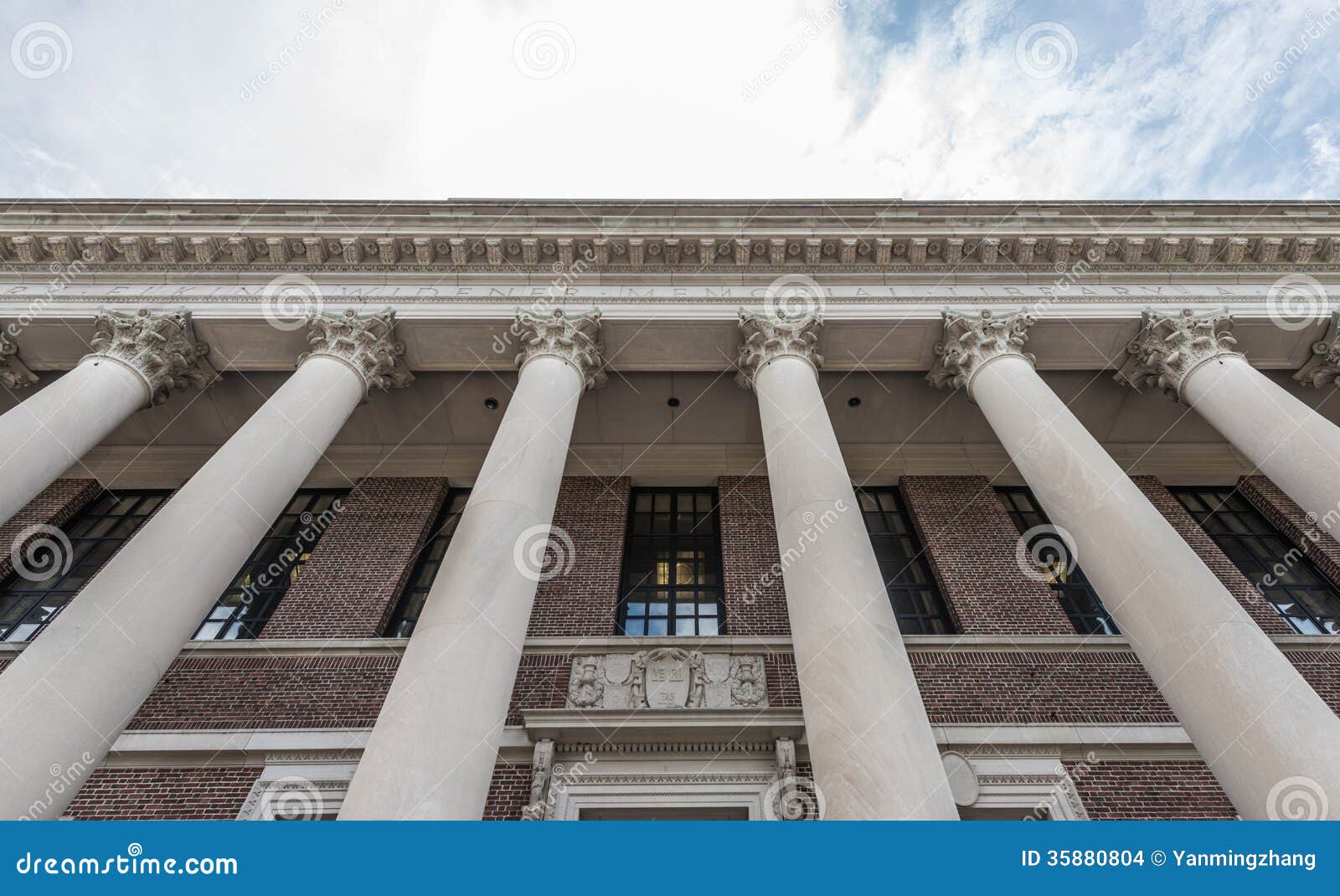 Widener Library of Harvard University Editorial Stock Image - Image of ...