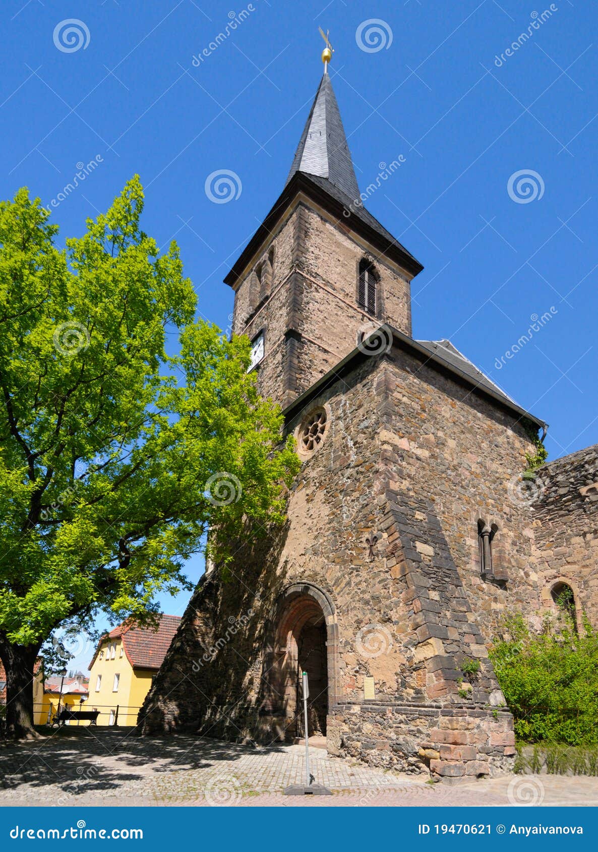 Widenkirche, an Ancient Church in Weida, Germany Stock Image - Image of ...