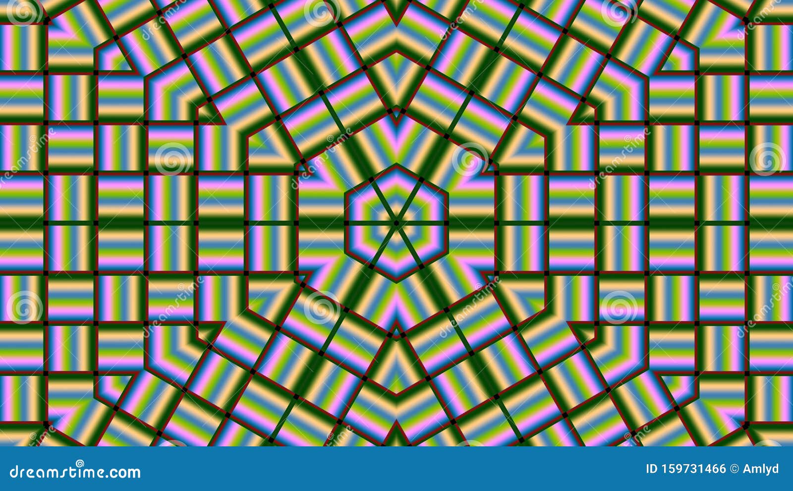 Hexagonal weave widescreen stock illustration. Illustration of etched ...