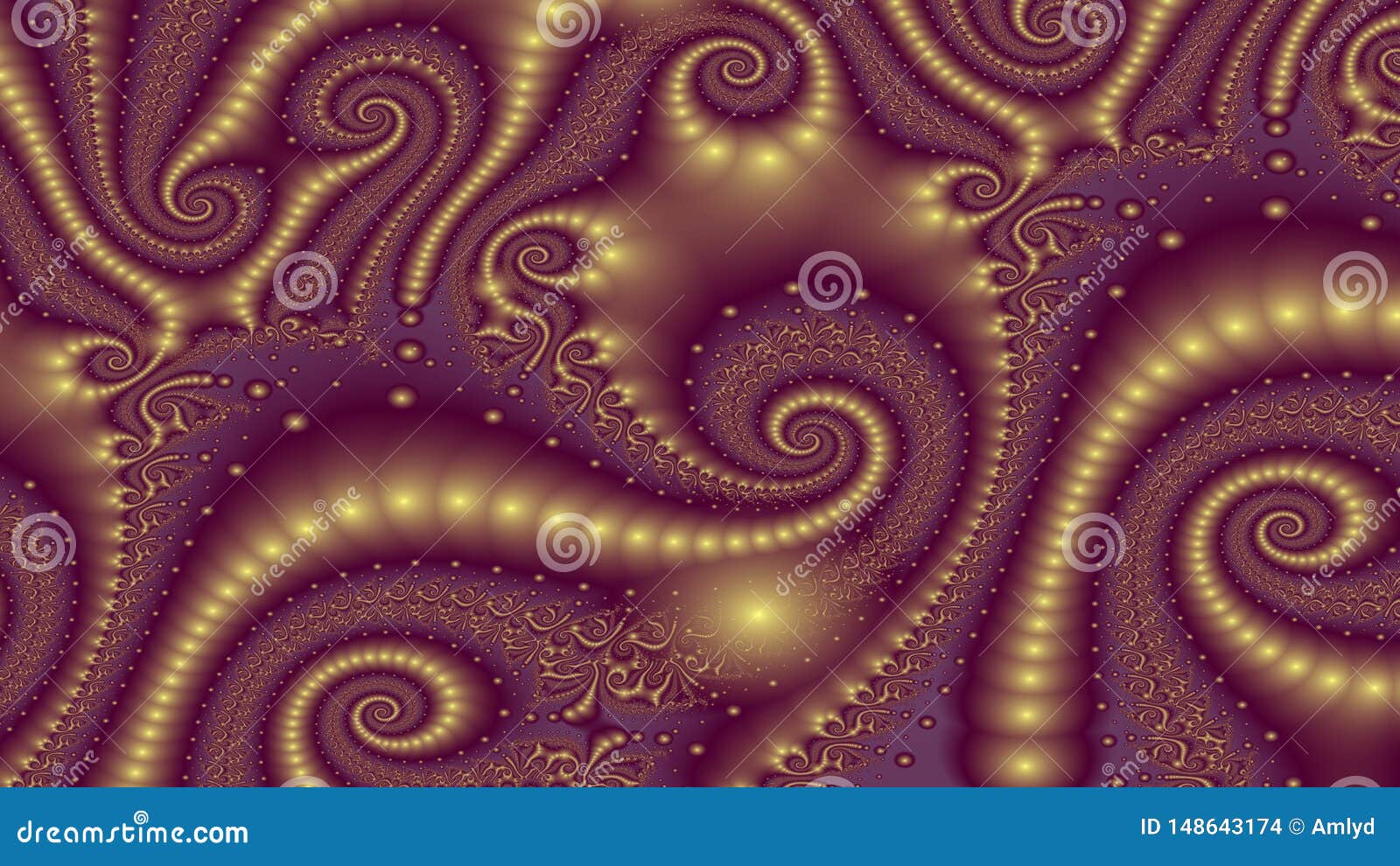 Wormlike formations stock illustration. Illustration of fractal - 148643174