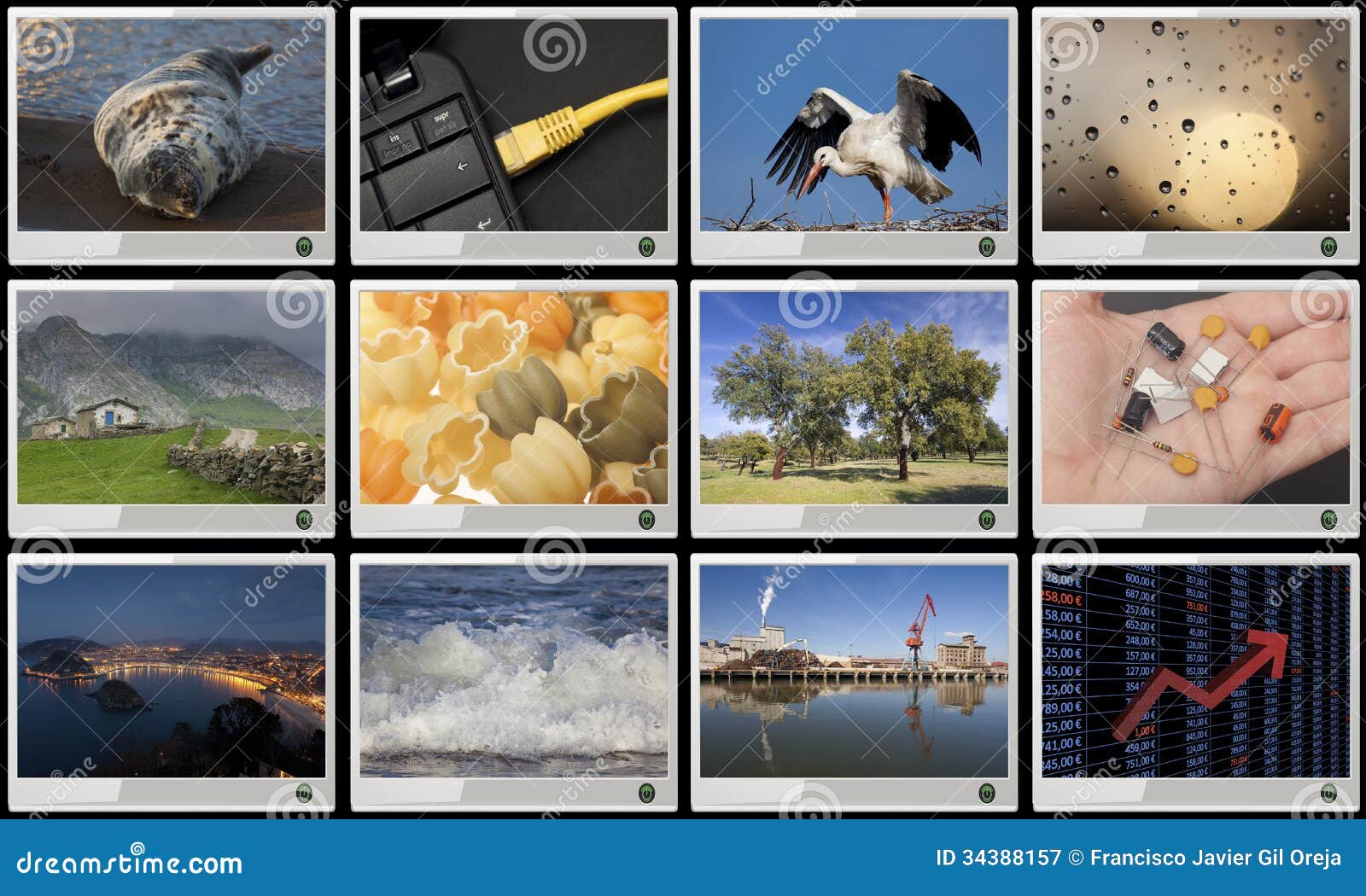 Widescreen HD displays stock image. Image of connection - 34388157