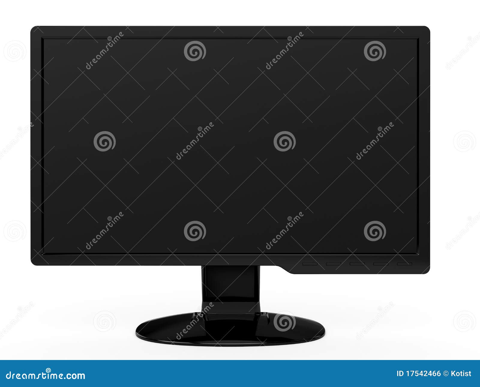 Widescreen LCD Monitor stock illustration. Illustration of internet ...