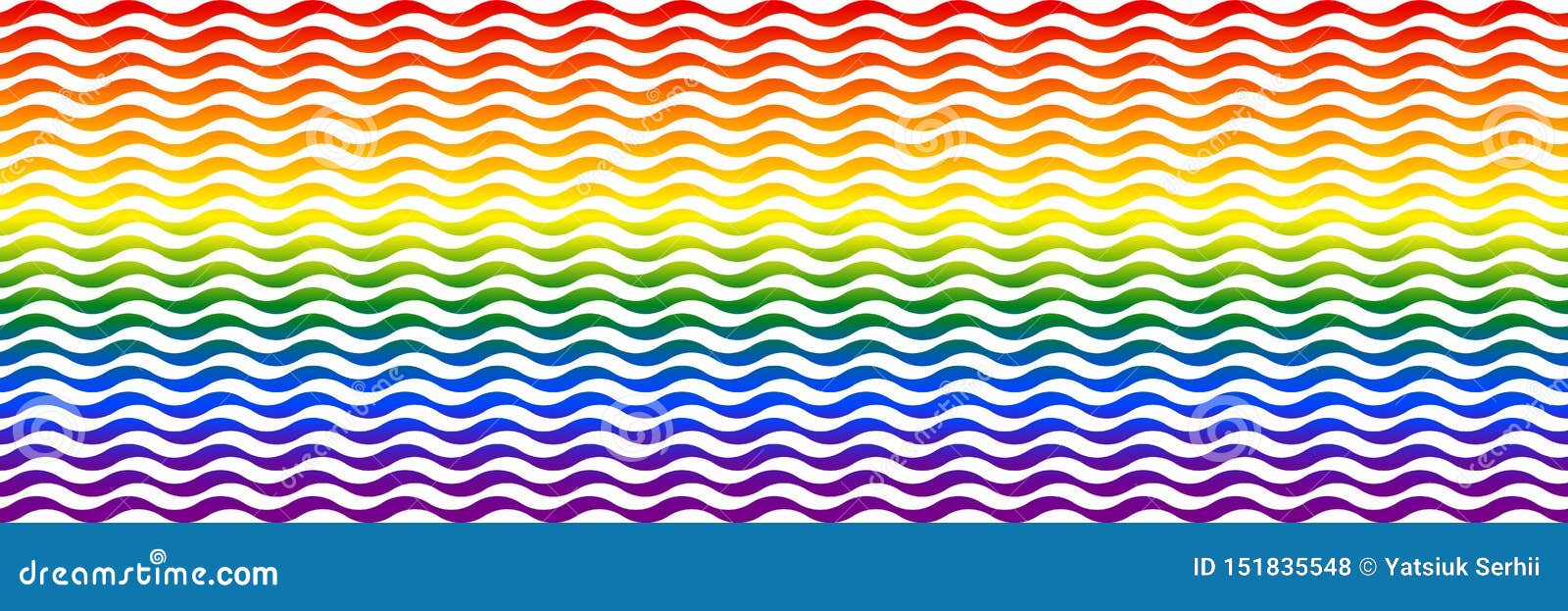 Widescreen Rainbow Background. Stock Vector - Illustration of abstract ...