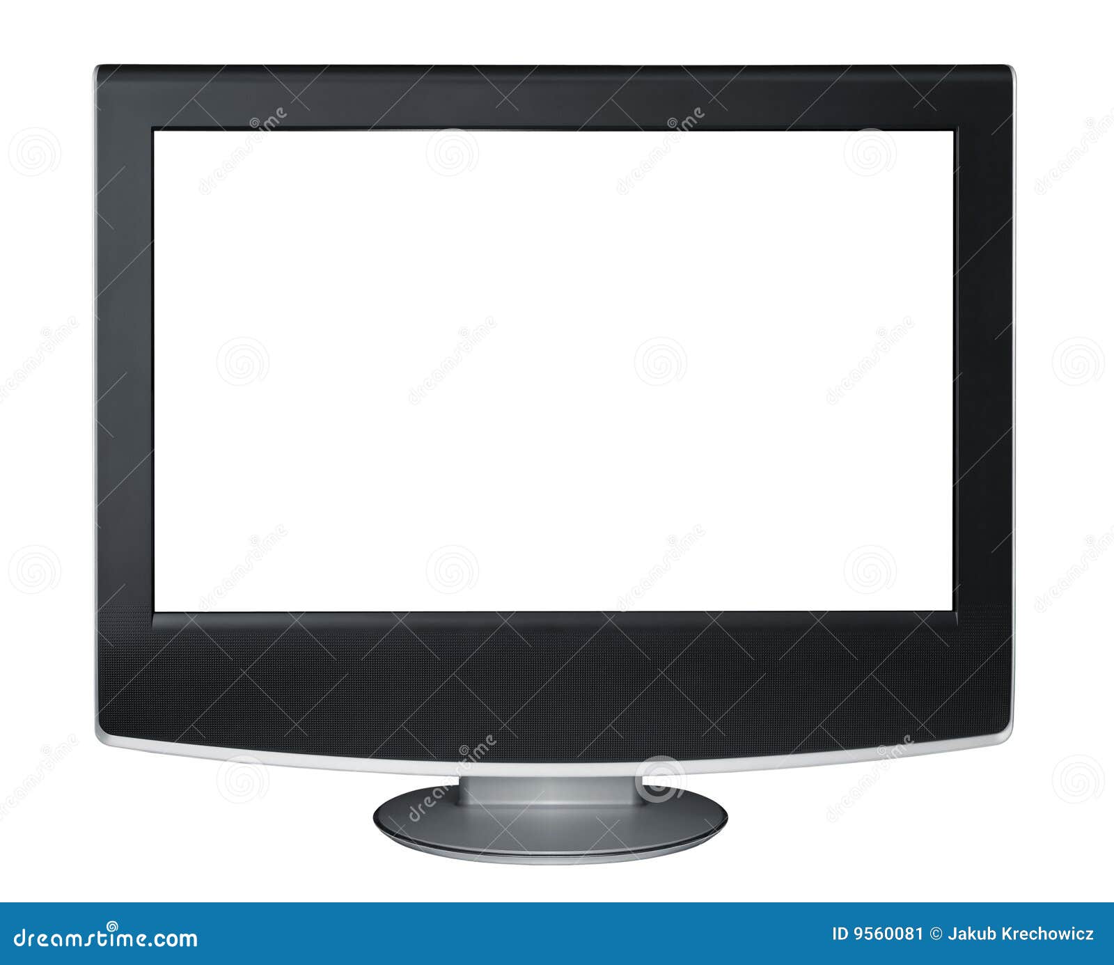 Widescreen TV stock image. Image of border, equipment - 9560081