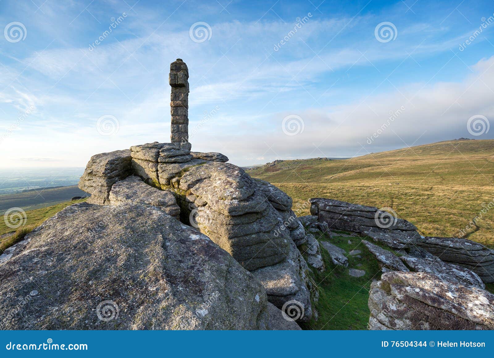 Widgery Cross on Dartmoor stock photo. Image of countryside - 76504344