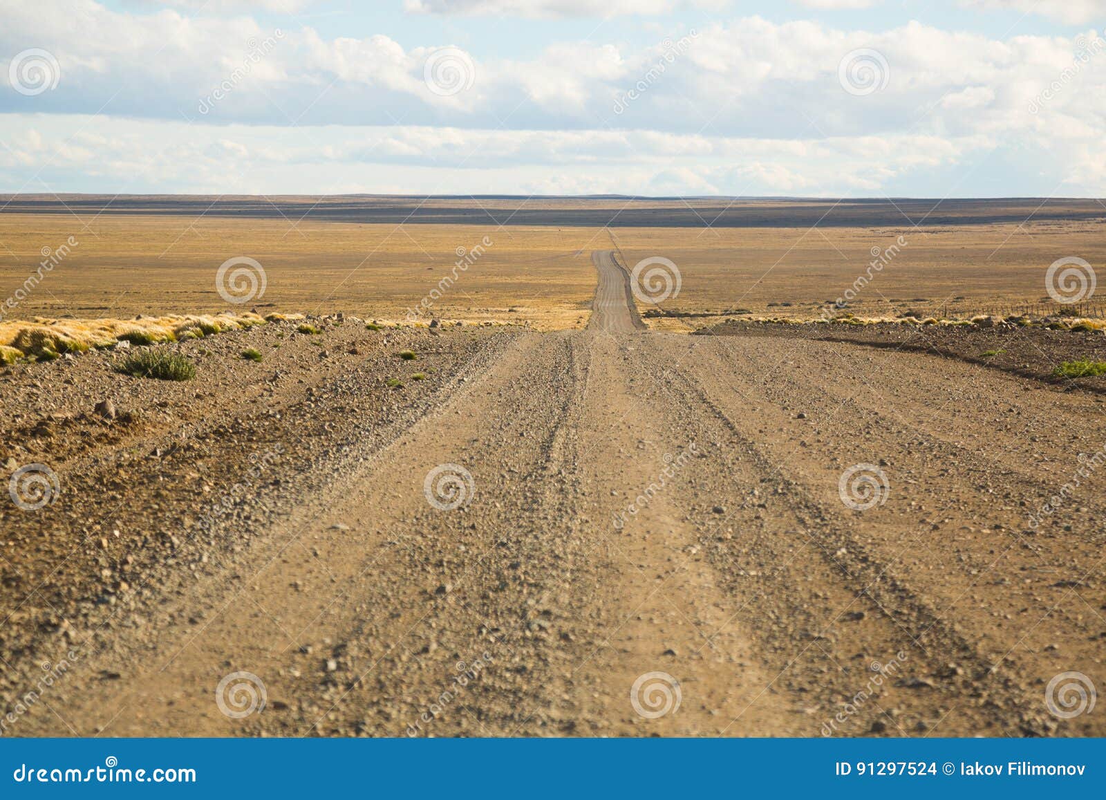 Widoki Stepu Krajobraz Pampasy, Argentyna Zdjęcie Stock - Obraz ...