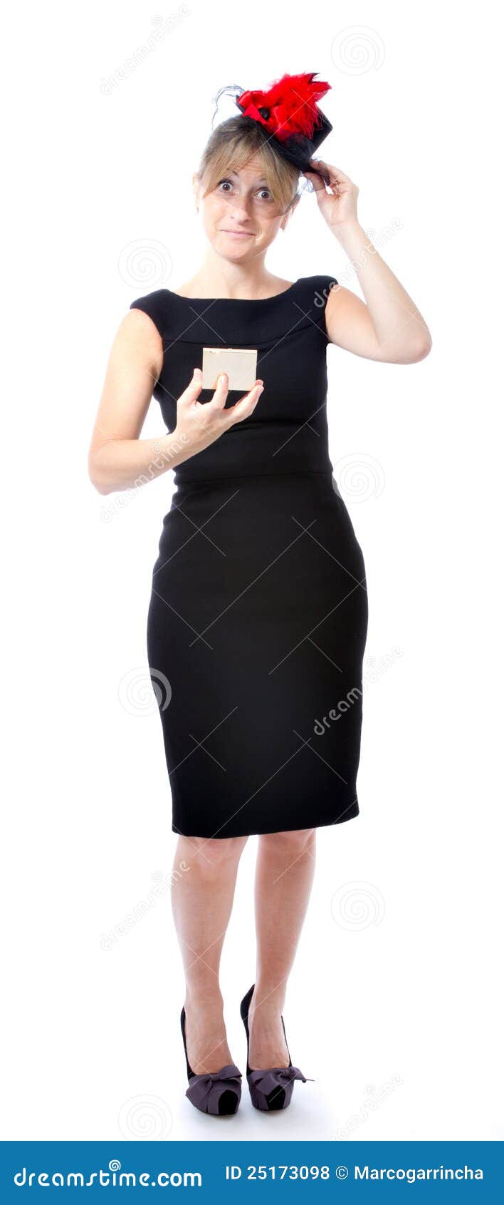 Widow Woman Fashion Dressed Stock Photo - Image of posing, makeup: 25173098