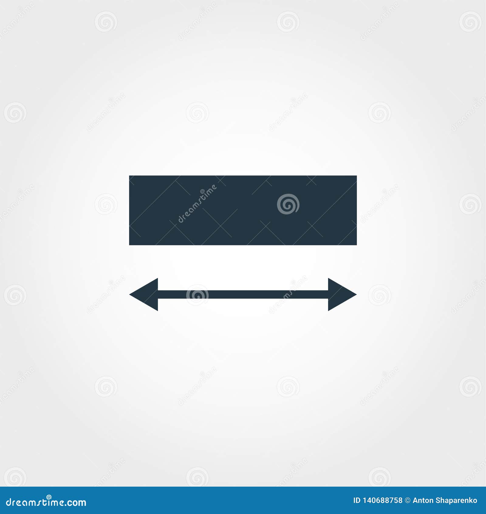 Width Measurement Icon from Measurement Icons Collection. Creative ...