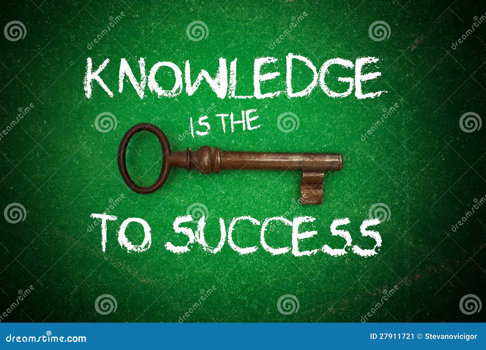 Wiedza kluczem jest sukces obraz stock. Obraz złożonej z edukacja ...