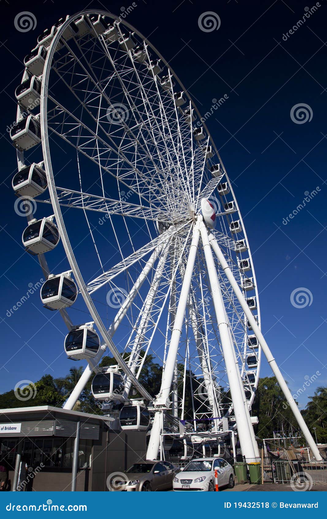 Wiel Van De Verticaal Van Brisbane Redactionele Stock Foto - Image of ...