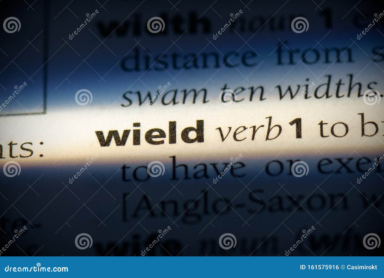Wield stock photo. Image of paper, text, macro, highlight - 161575916