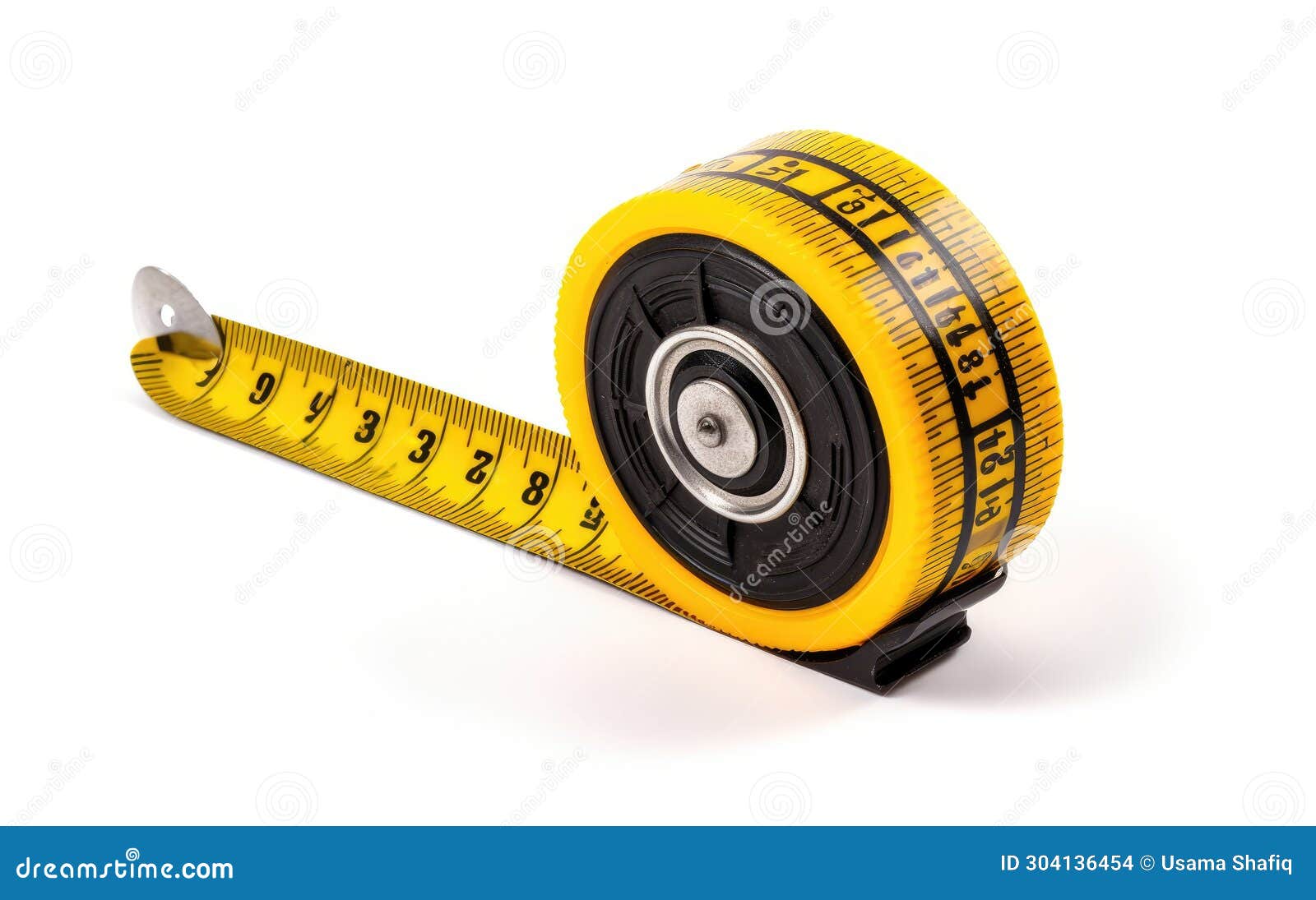 Wielding the Measuring Tape with Accuracy Isolated on Transparent ...