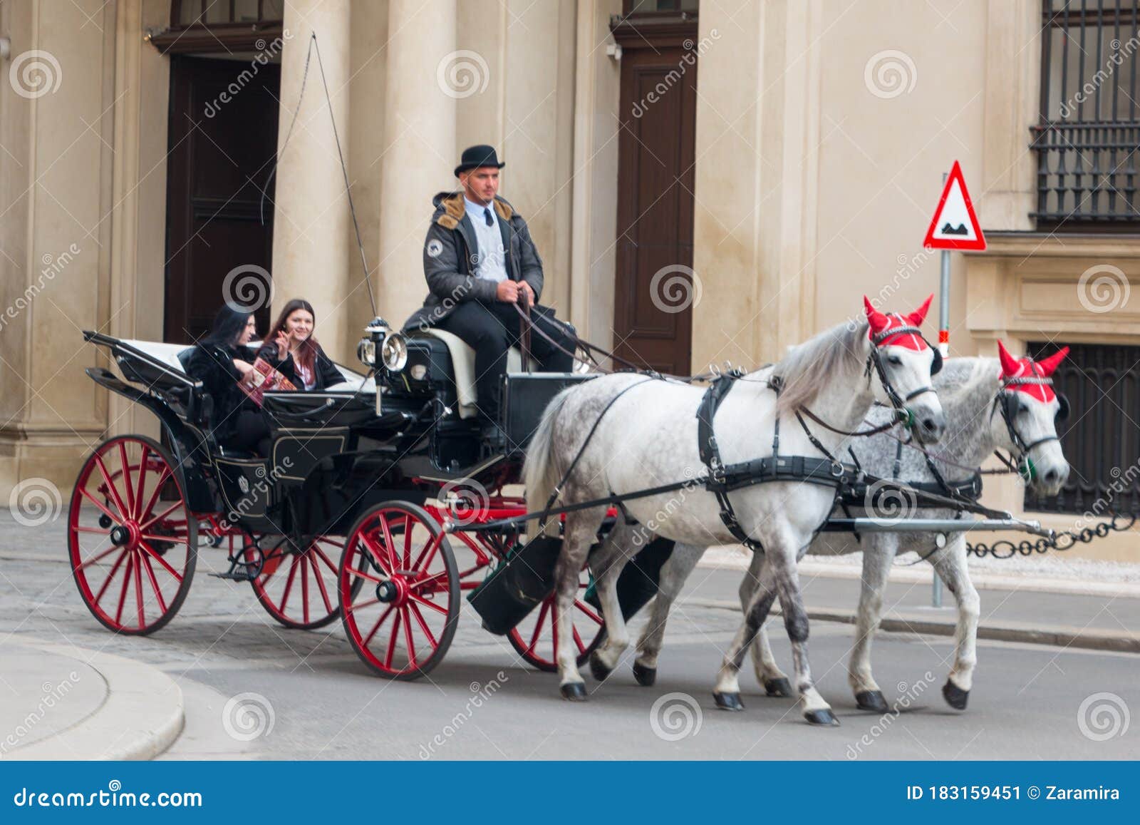 Fiaker in Wien editorial photo. Image of stephansdom - 183159451