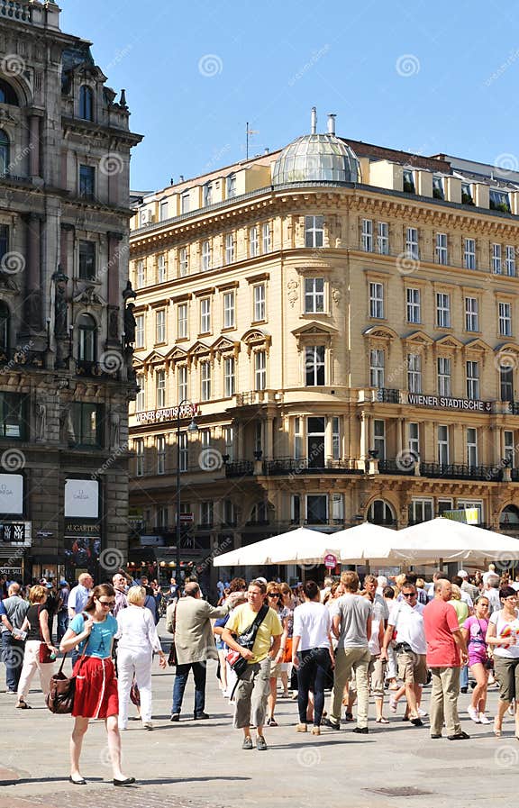 Wien. Historische Mitte redaktionelles bild. Bild von stadt - 21336145