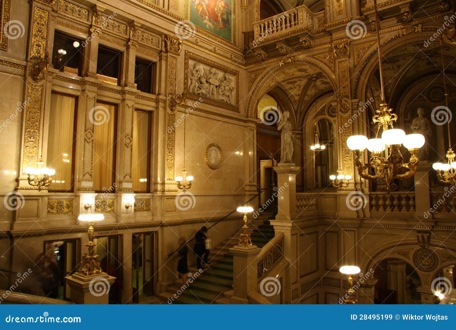 Wien-Staats-Oper - Innenraum Redaktionelles Stockbild - Bild von ...