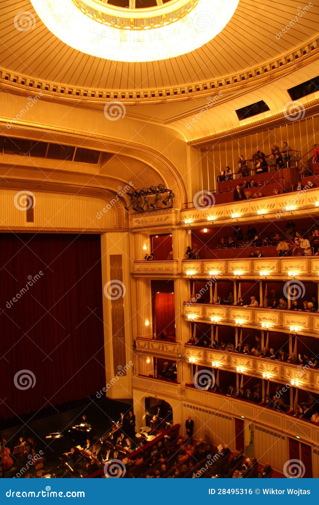 Wien-Staats-Oper - Innenraum Redaktionelles Foto - Bild von theater ...