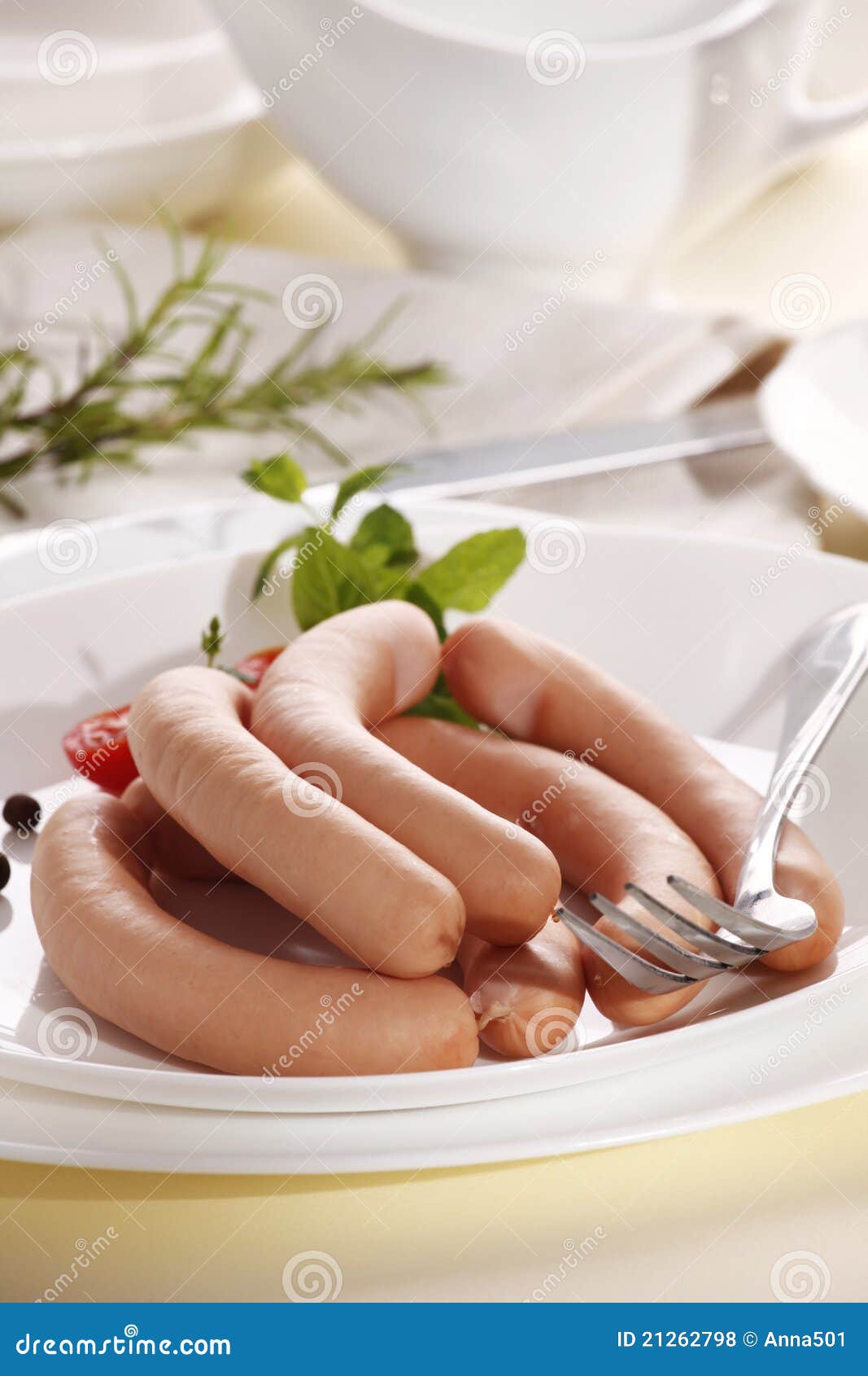 Wiener stock photo. Image of pork, frankforter, wiener - 21262798
