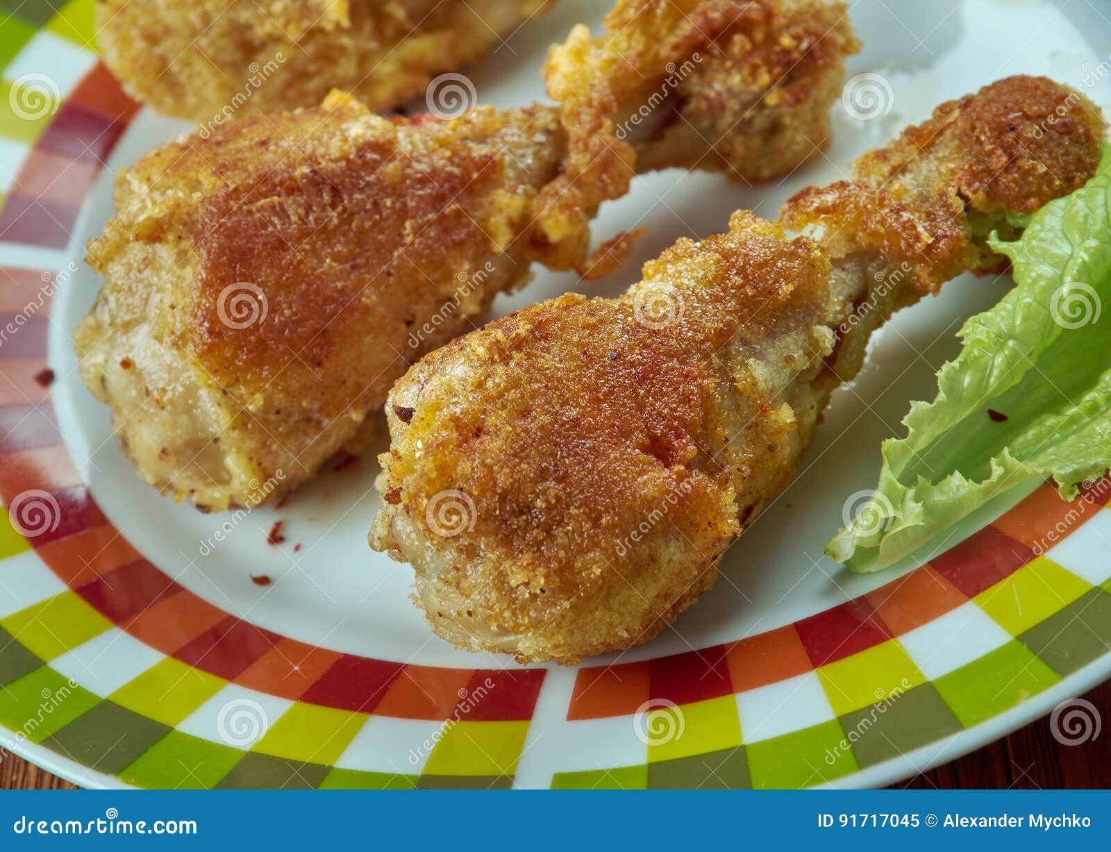 Wiener Backhendl Viennese Fried Chicken Prepared And Spiced Portions Of ...