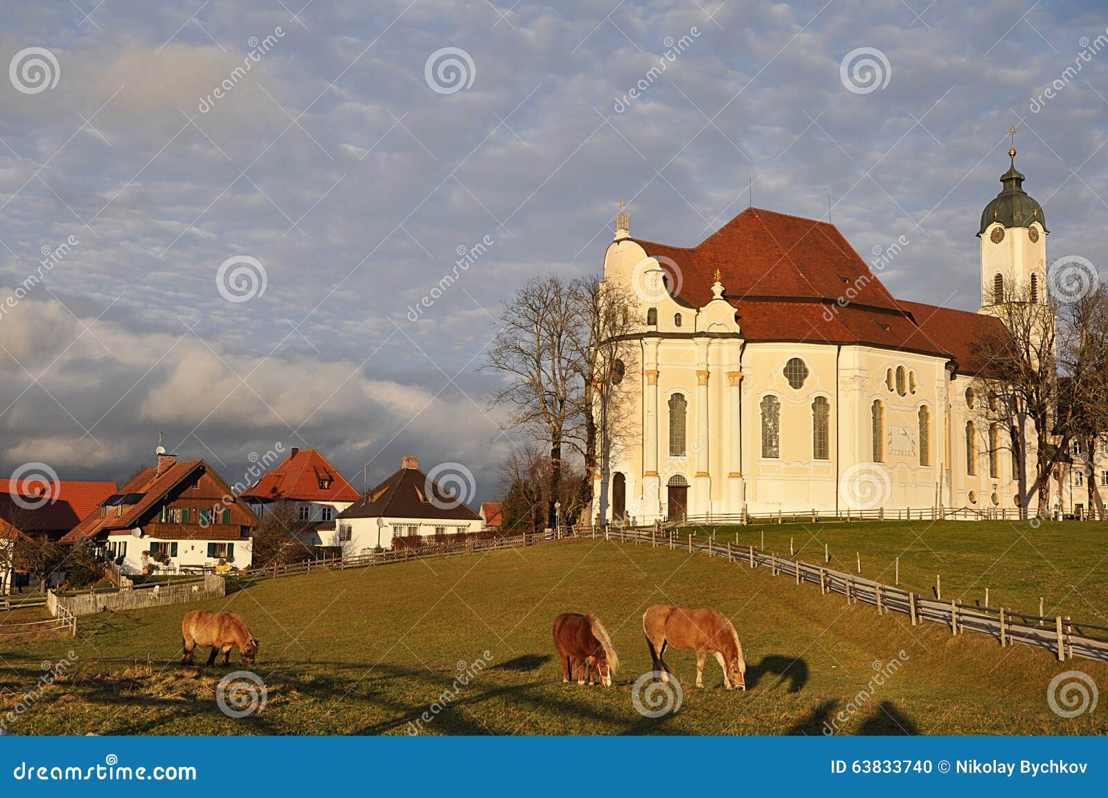 Wies Church stock photo. Image of resort, steingaden - 63833740