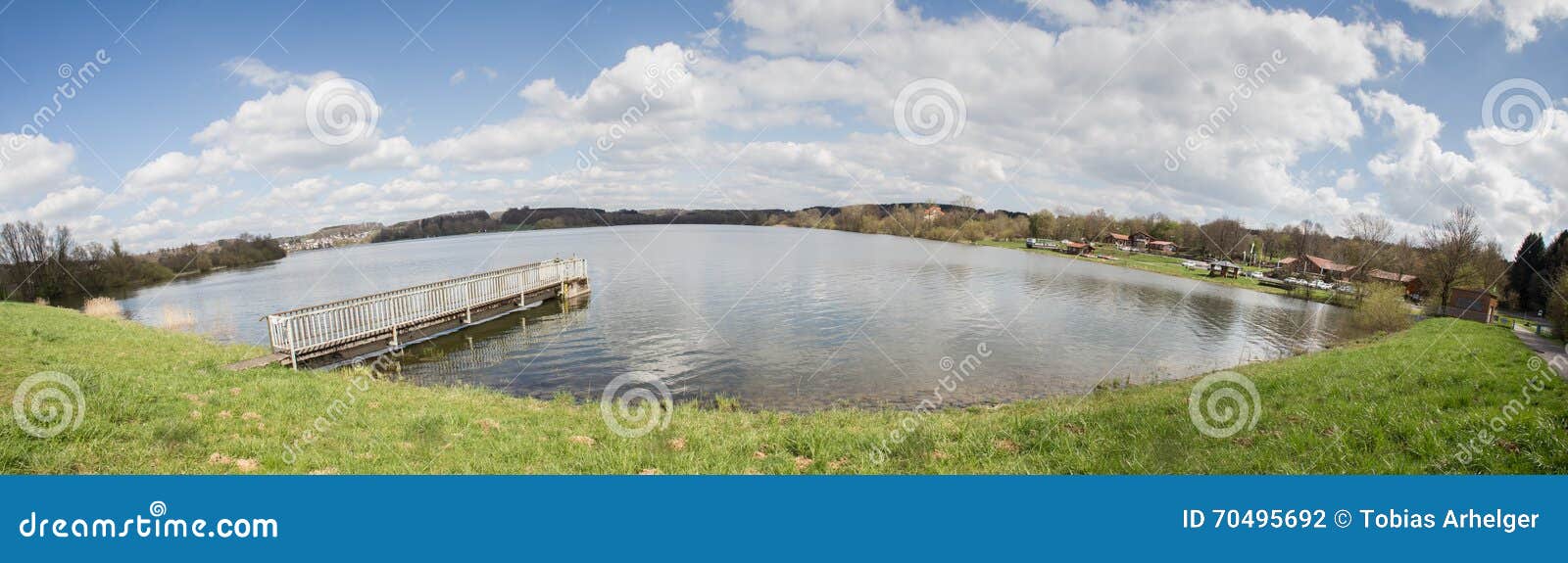 Wiesensee Reservoir Westerwald Germany Stock Photo | CartoonDealer.com ...