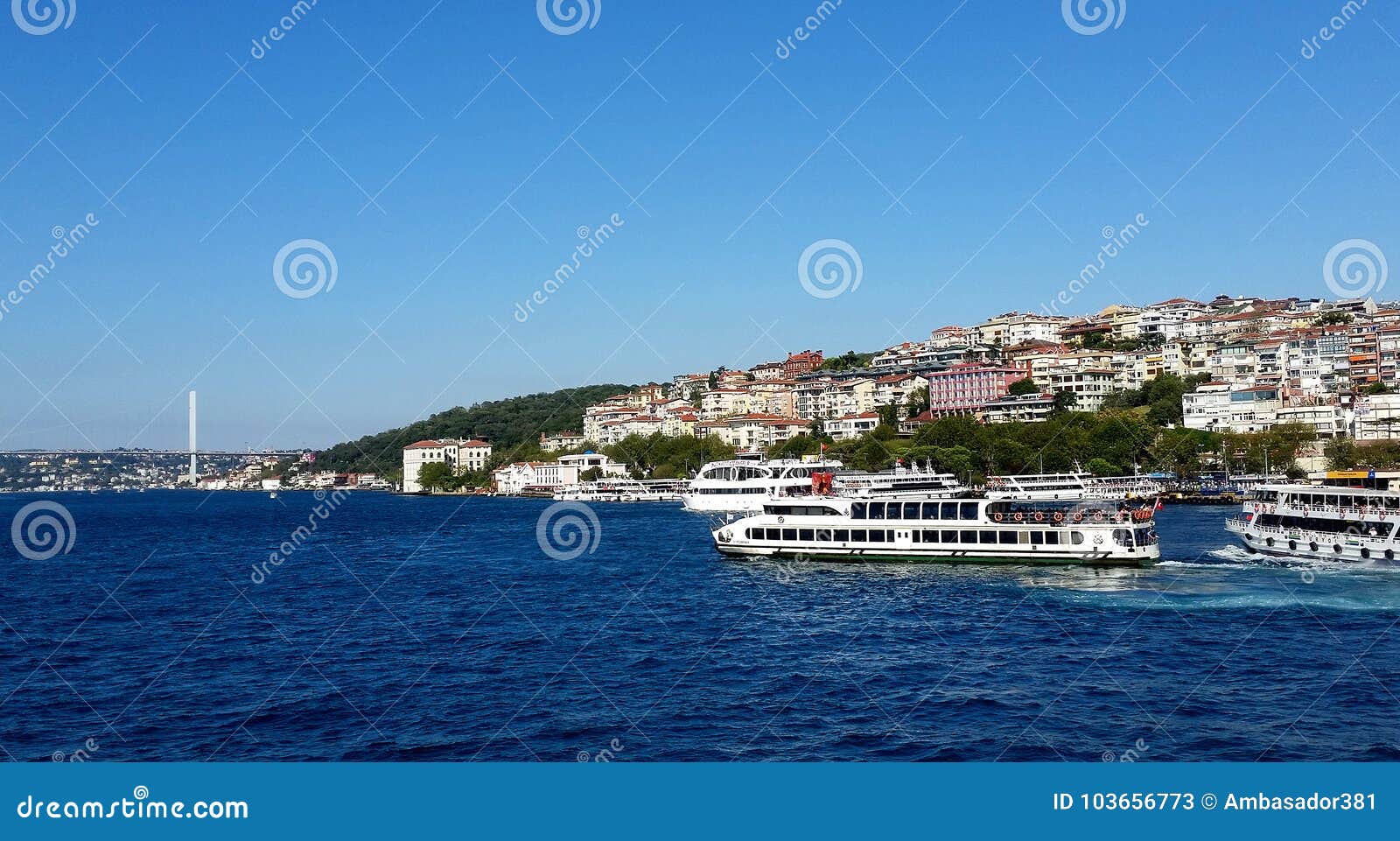 Wiev of Asian Side of Istanbul Editorial Stock Photo - Image of ...