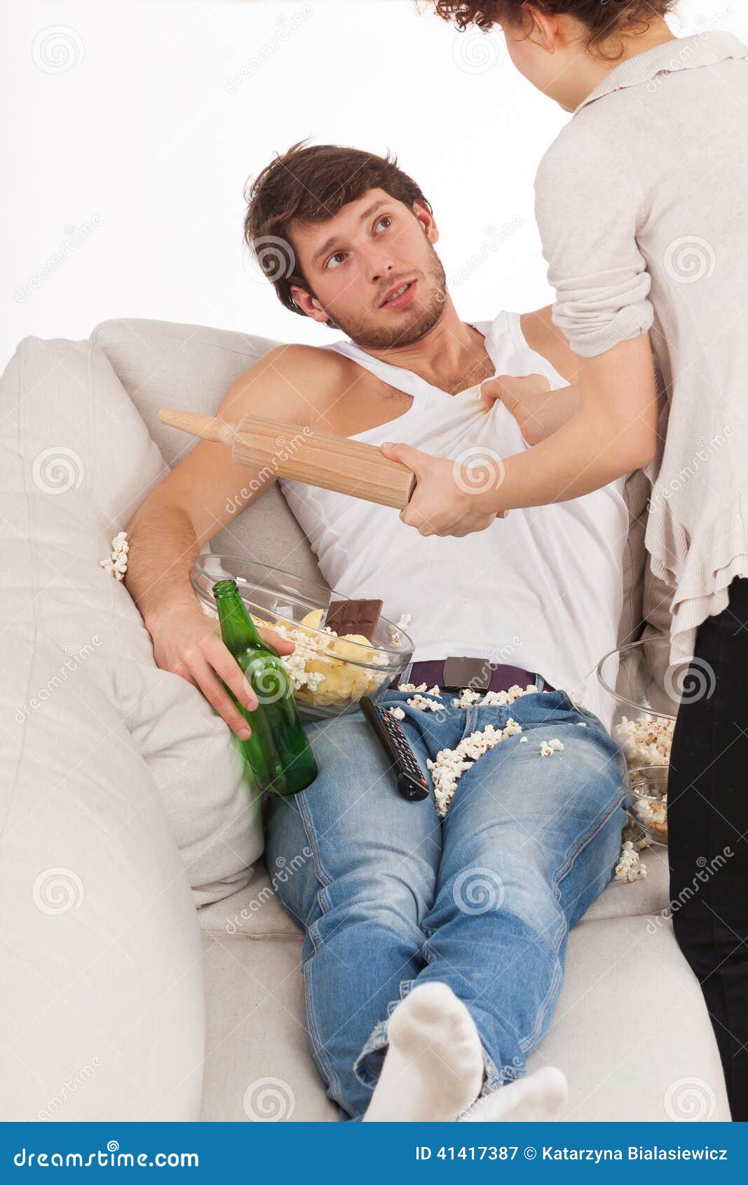Wife Fighting with Alcoholism Stock Image - Image of alcohol, dirty ...