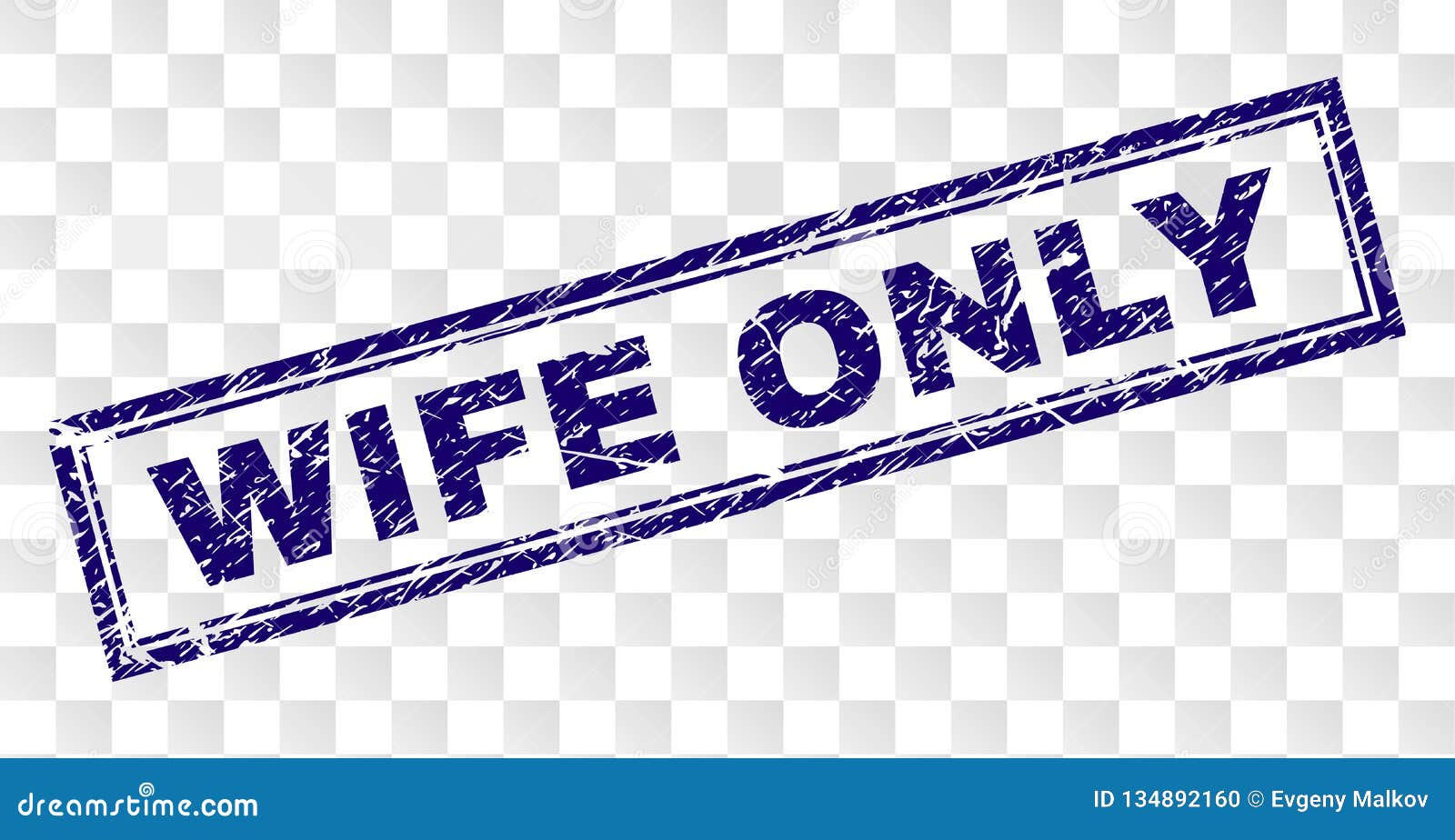 Scratched WIFE only Rectangle Stamp Stock Vector - Illustration of ...