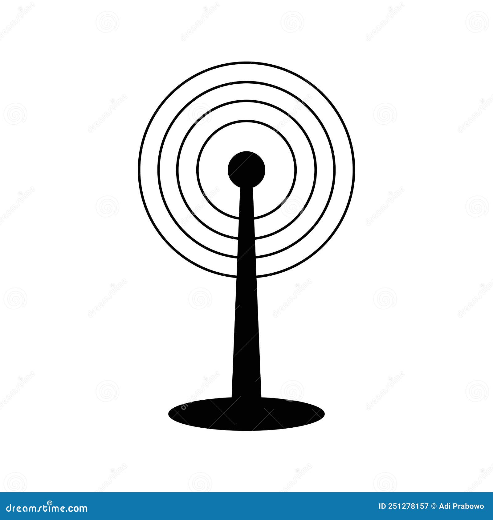Wifi Antenna Icon Logo Vector Design Stock Illustration - Illustration ...