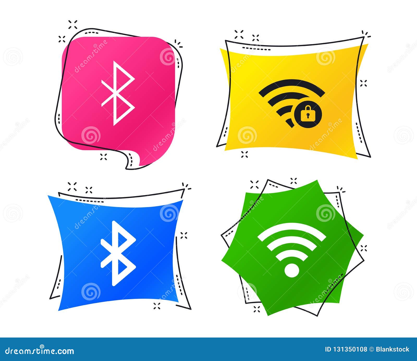 Wifi and Bluetooth Icon. Wireless Mobile Network. Vector Editorial ... Wifi and Bluetooth Icon. Wireless Mobile Network. Vector Editorial ...
