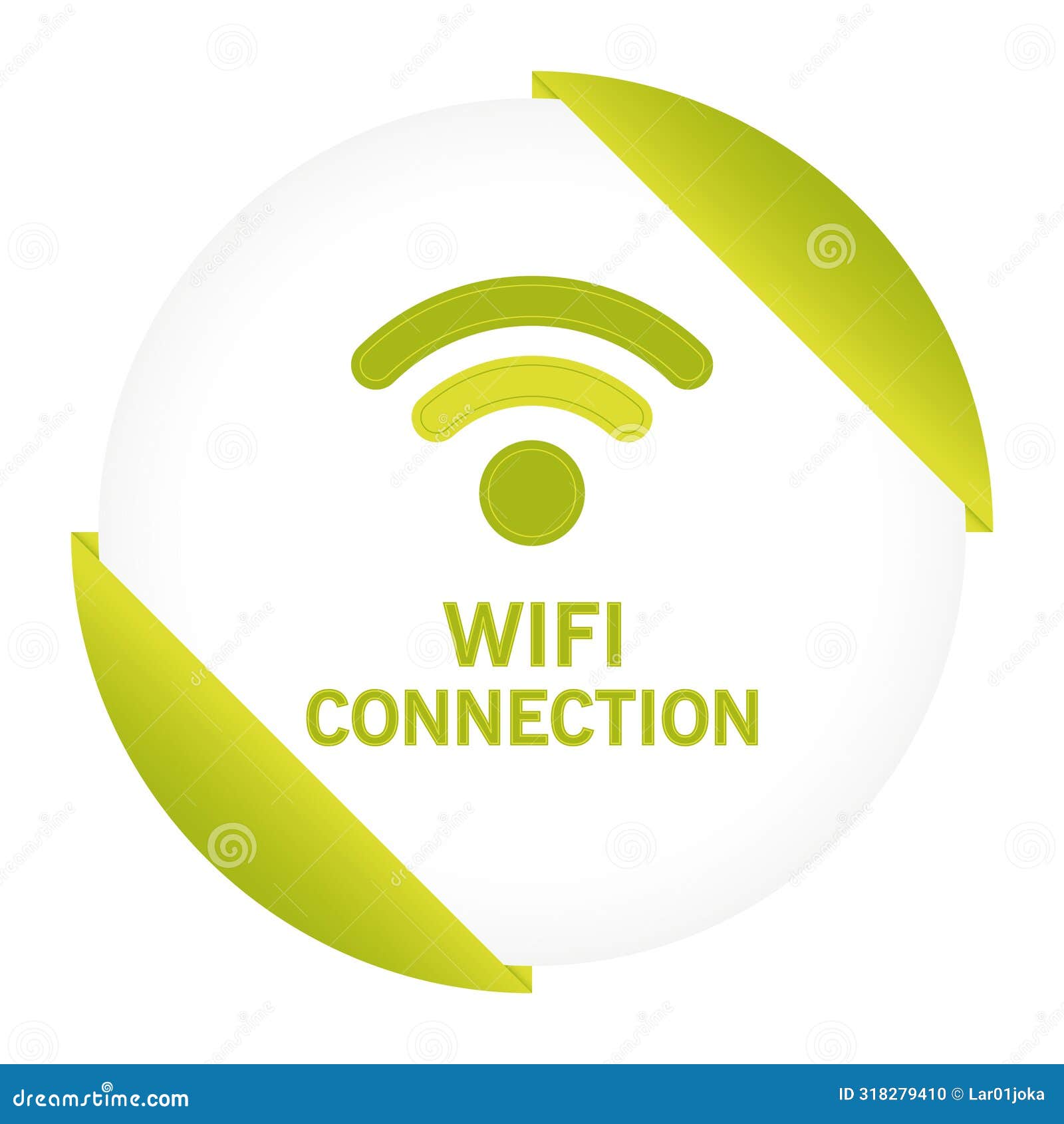 Wifi Connection Label Vector Stock Vector - Illustration of label, area ...
