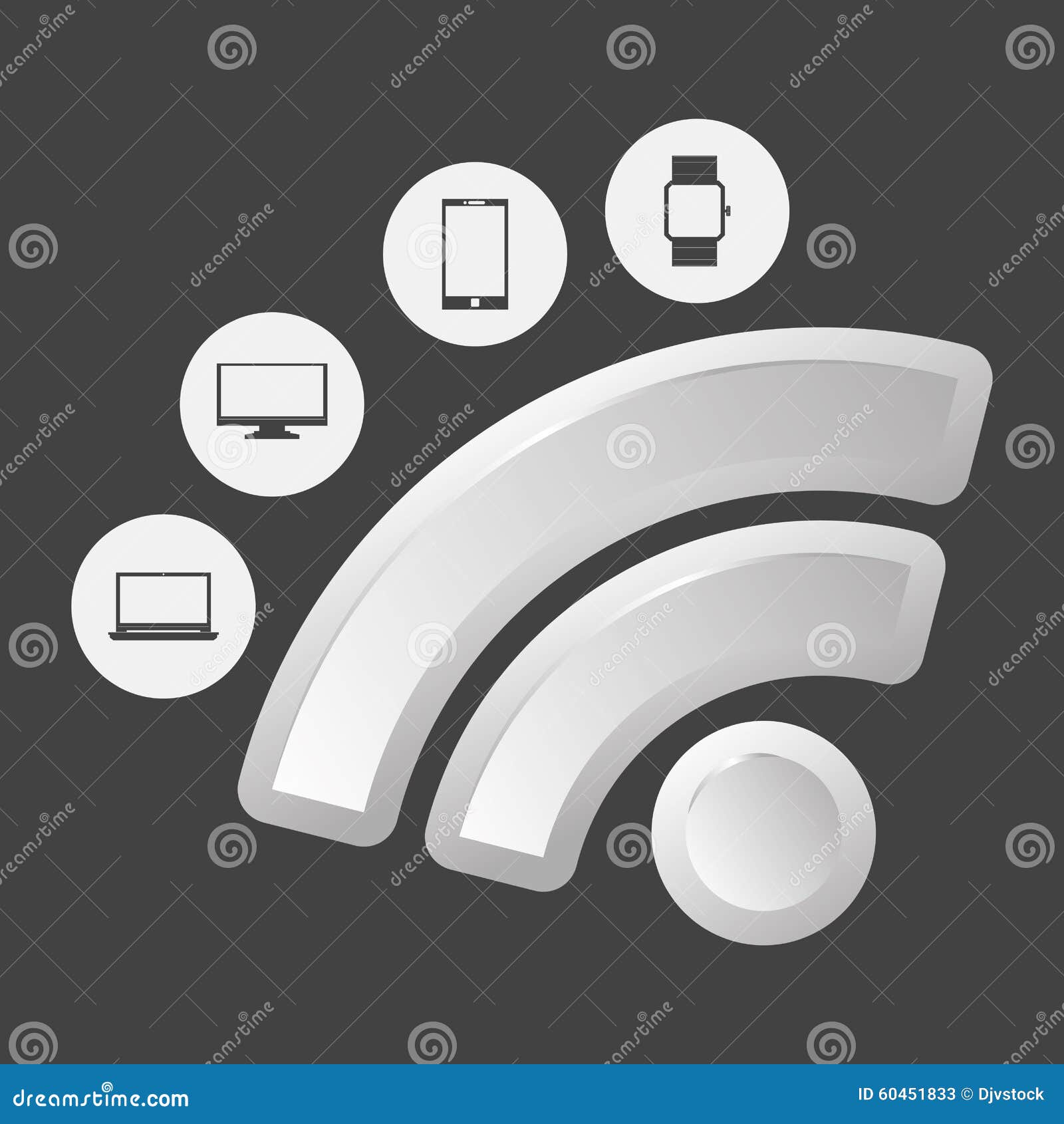 Wifi design stock vector. Illustration of communication - 60451833