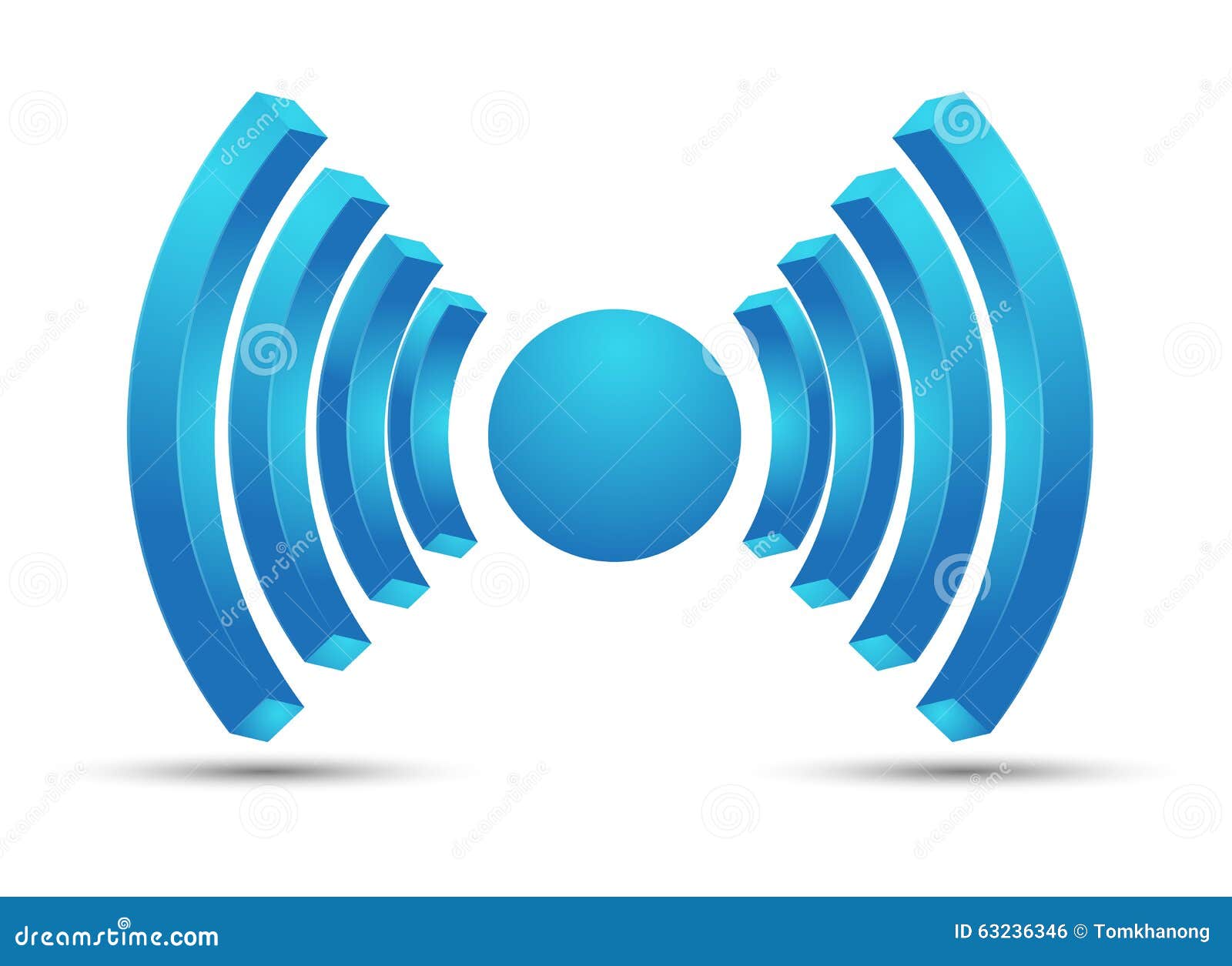 Wifi Hotspot Tethering Icon Vector Isolated On White Background Stock ...