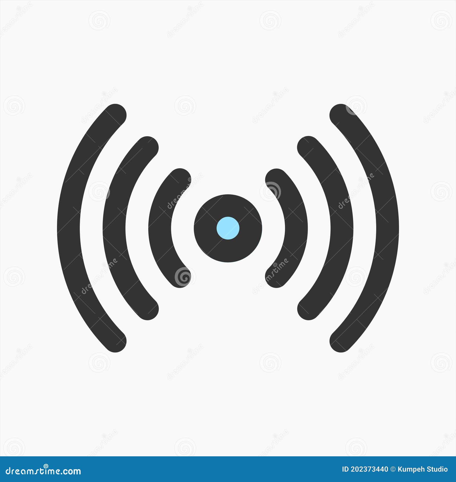 Wifi Hotspot Tethering Icon Vector Isolated on White Background Stock ...