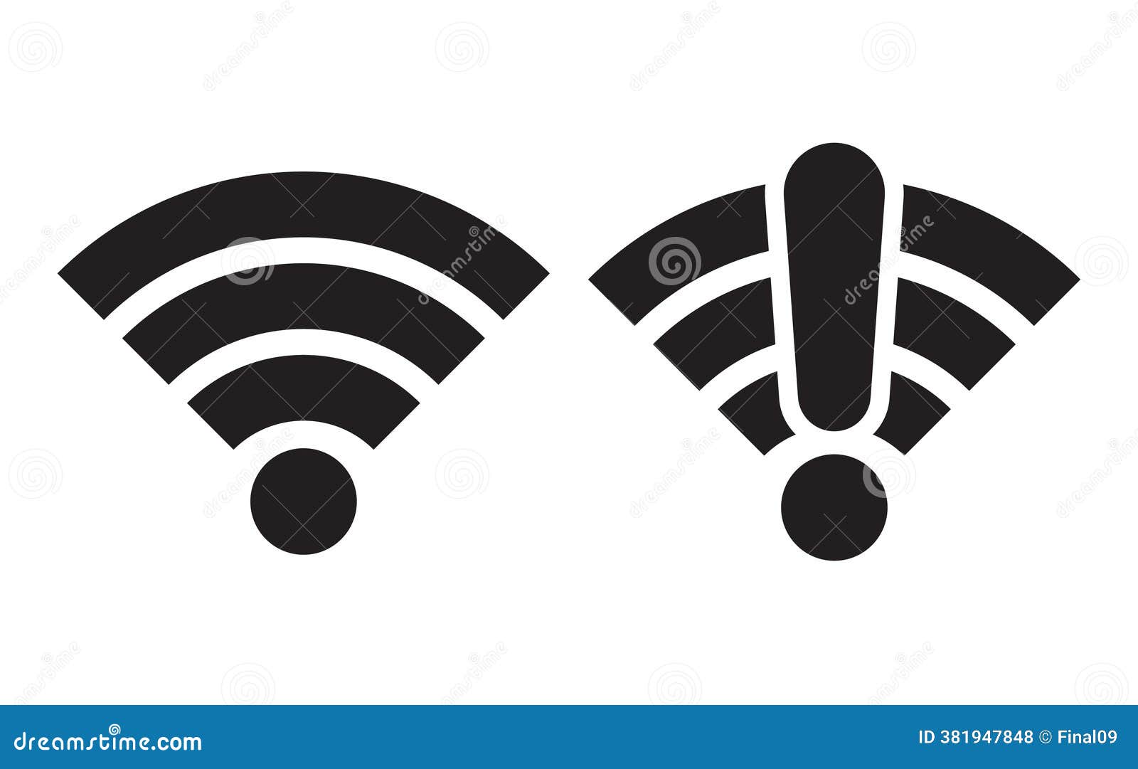Internet Connection Issues RGB Color Icon Vector Illustration ...
