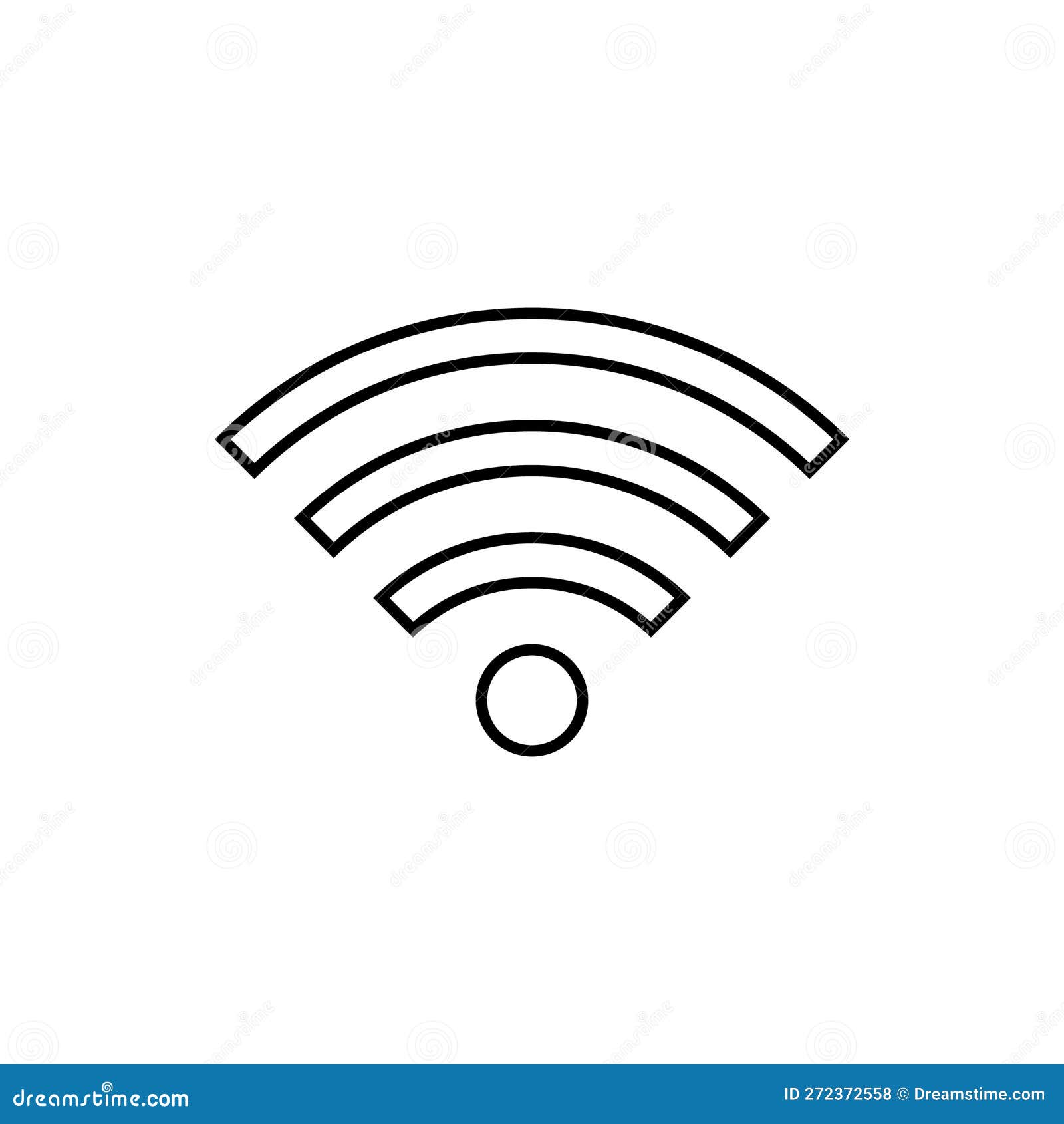WIFI Icon. rounded corners stock vector. Illustration of communication ... WIFI Icon. rounded corners stock vector. Illustration of communication ...