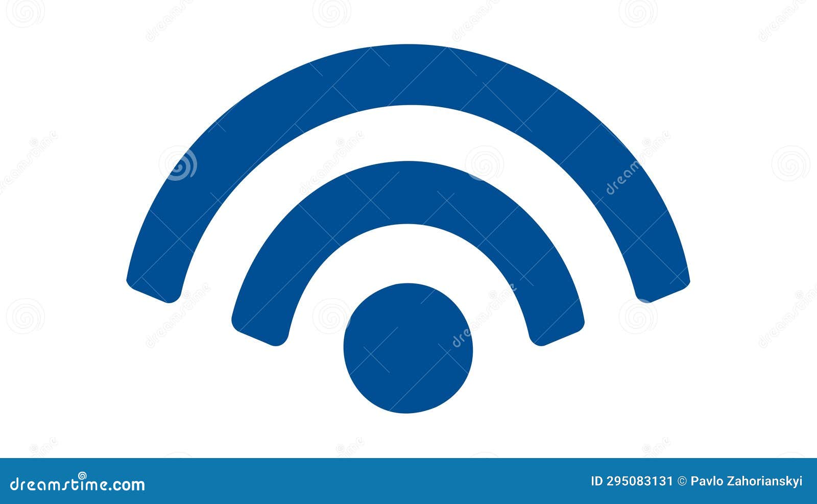 WIFI Icon Vector, Wireless Internet Sign Isolated on White Background ...