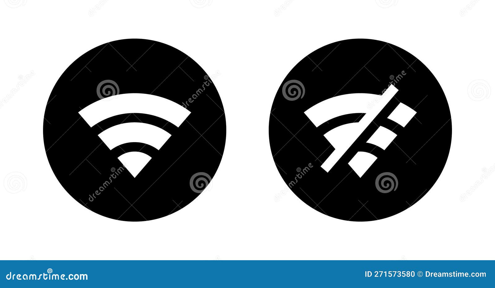 Disconnected Icon Of 3 Types Color, Black And White, Outline. Isolated ...