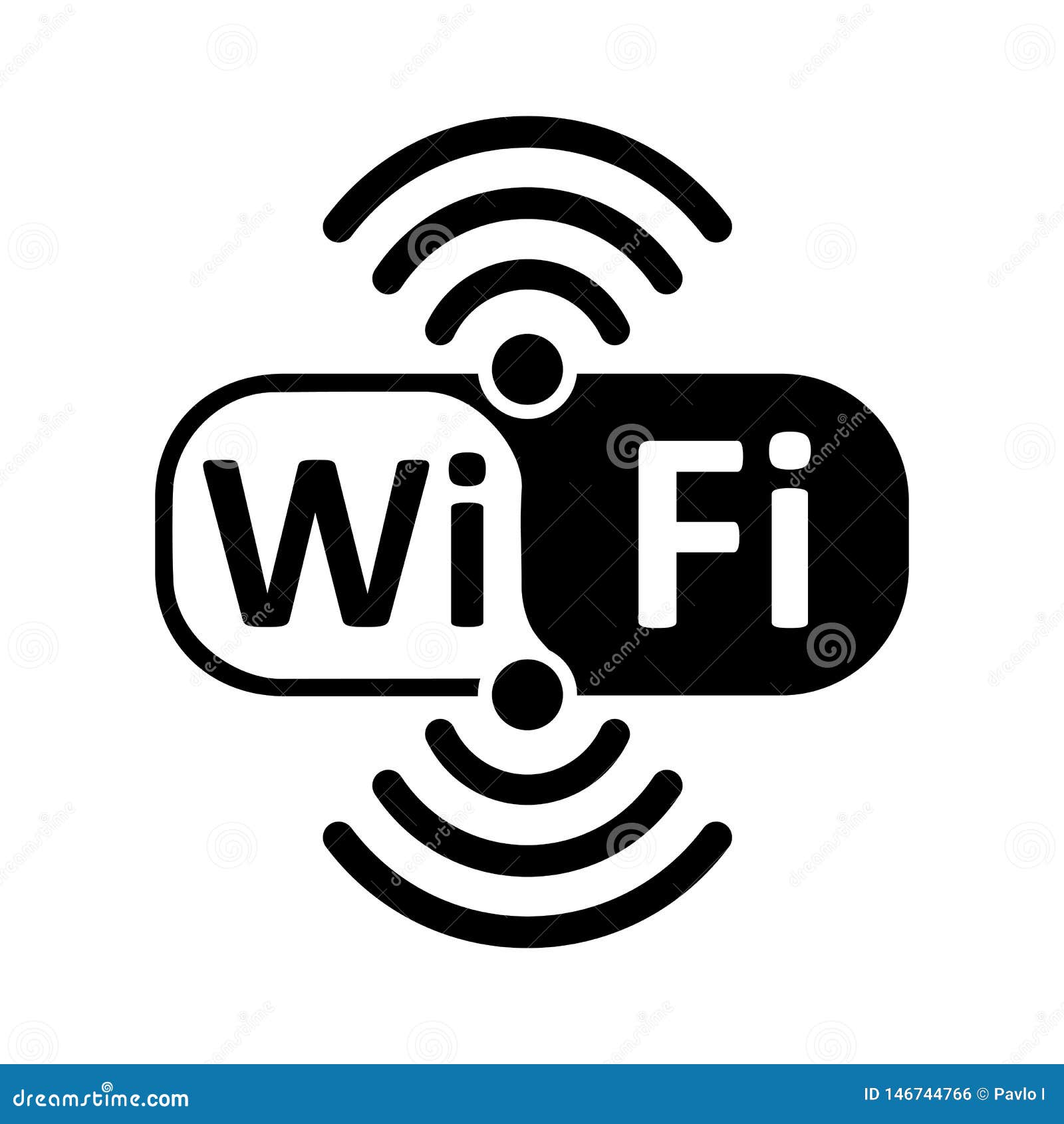 Wifi Internet Icon â€“ Vector Stock Vector - Illustration of access ...