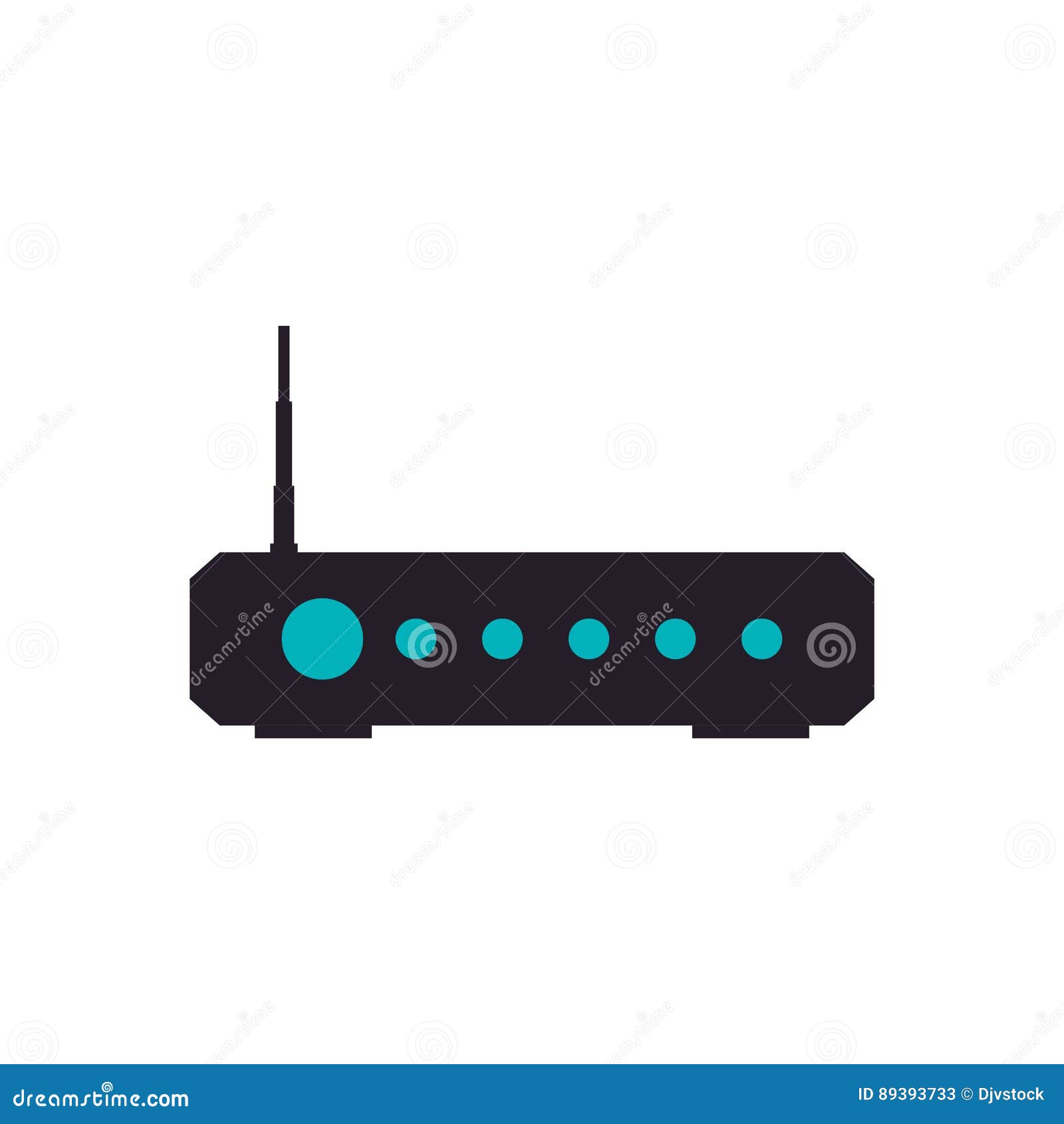Wifi internet modem stock illustration. Illustration of digital - 89393733