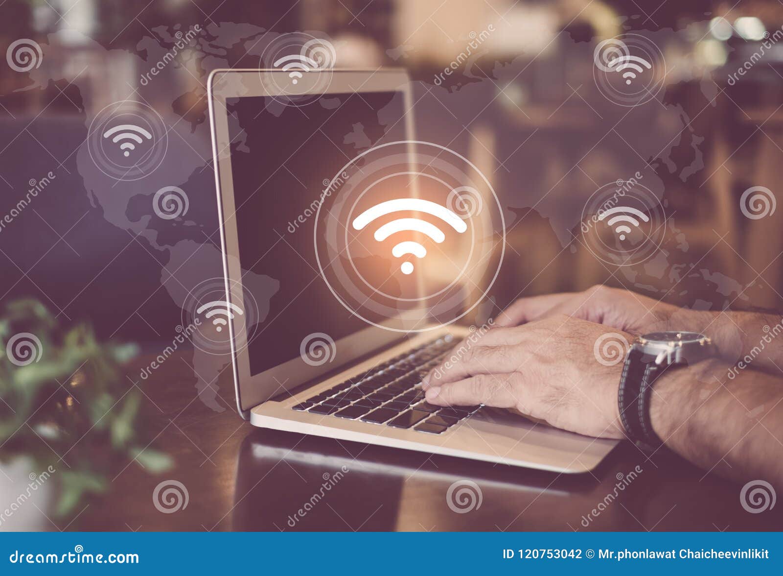 Wifi internet network stock photo. Image of icon, computer - 120753042