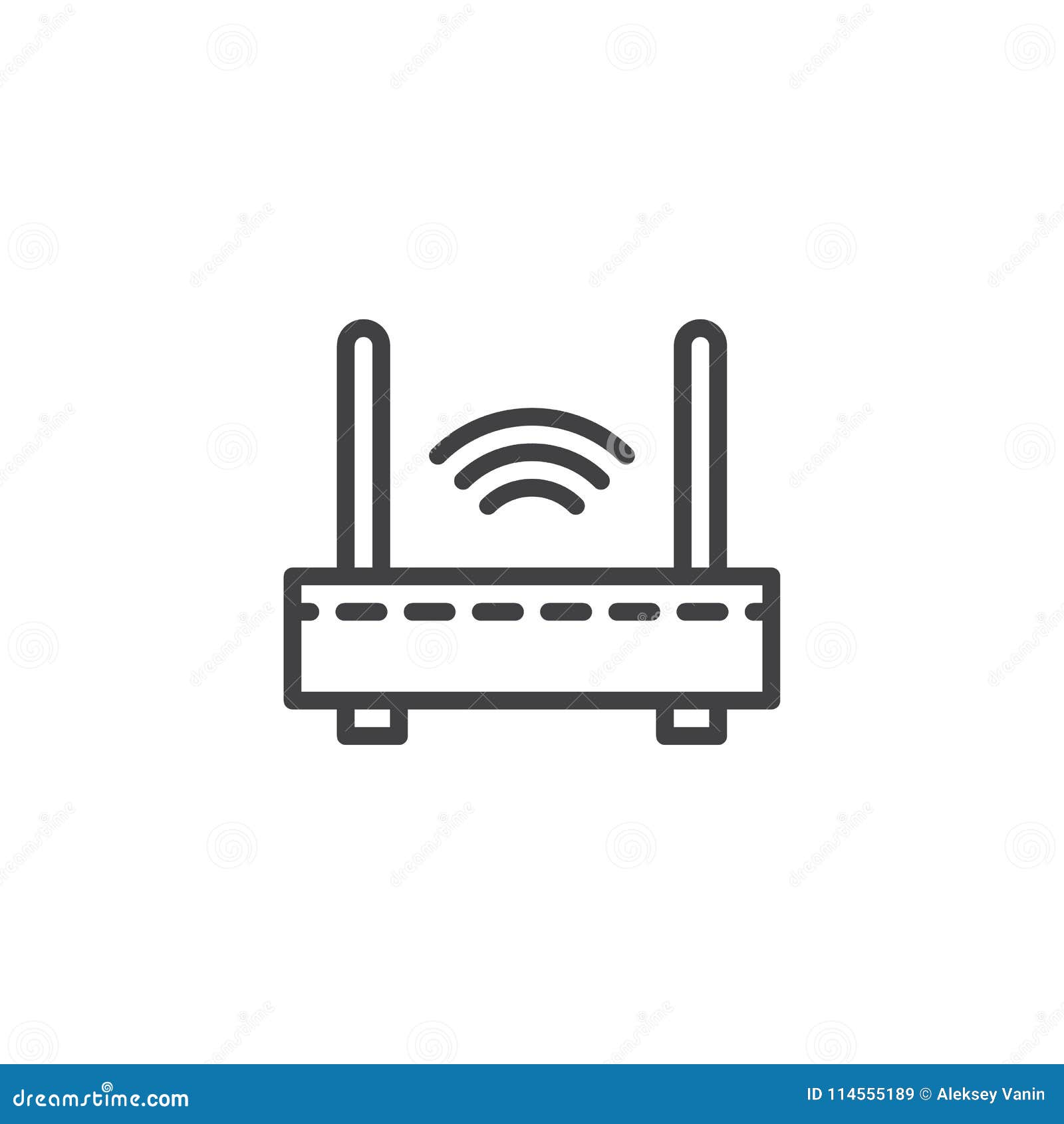 Wifi Internet Router Outline Icon Stock Vector - Illustration of symbol ... Wifi Internet Router Outline Icon Stock Vector - Illustration of symbol ...